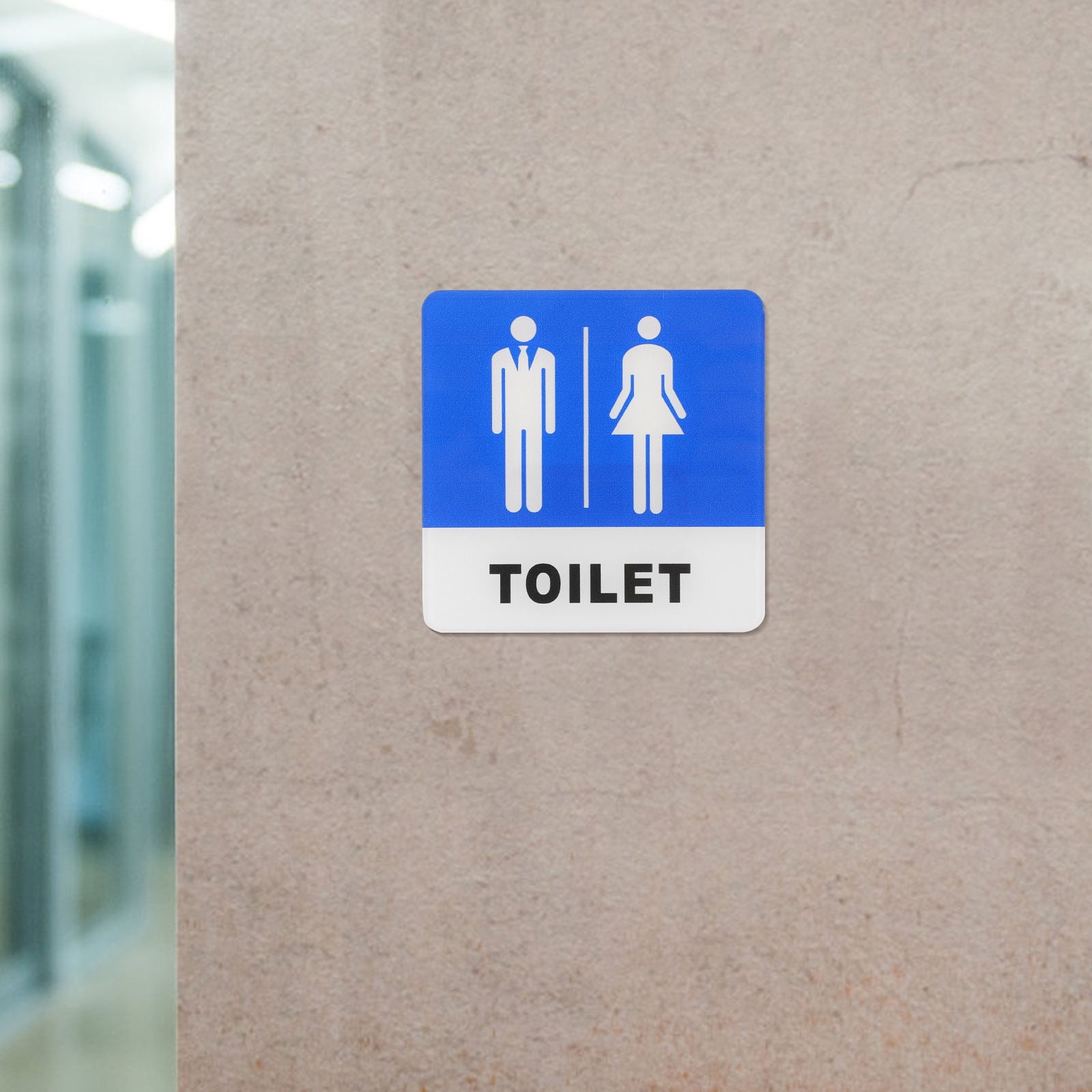 FRCOLOR Bathroom Wall Sticker Washroom Signage Men and Women - Walmart.com