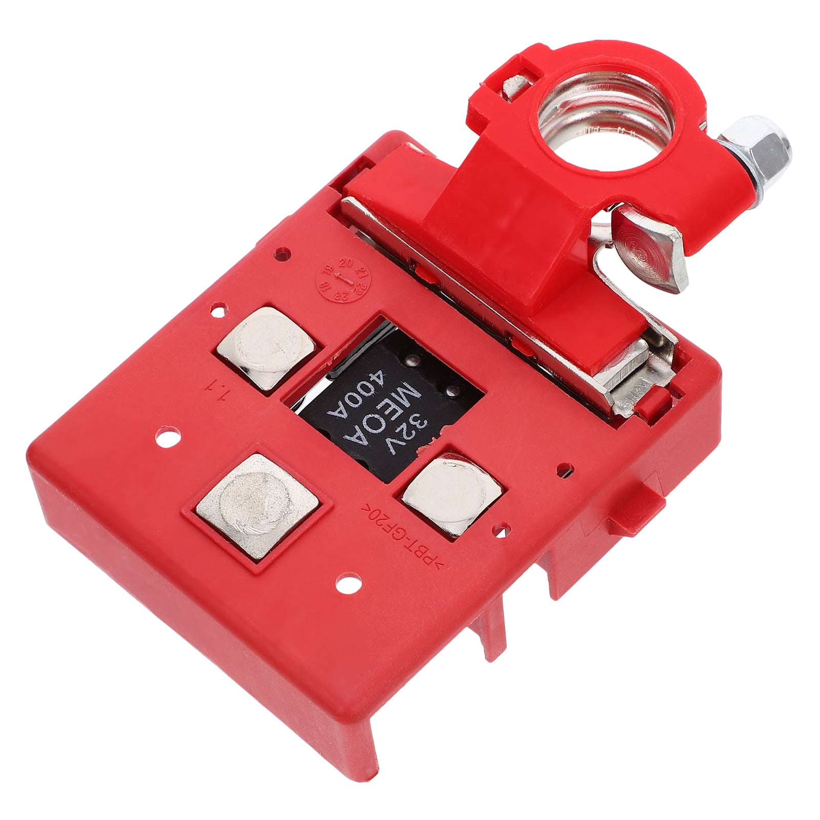 WRISTBIQUE Battery Clamp Terminal Connector Red Plastic 1Set 4.1x3x1 ...