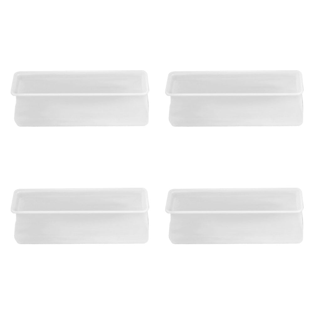 FRCOLOR Bed Foot Mat 4pcs Silicone Furniture Chair Legs Caps Shape ...