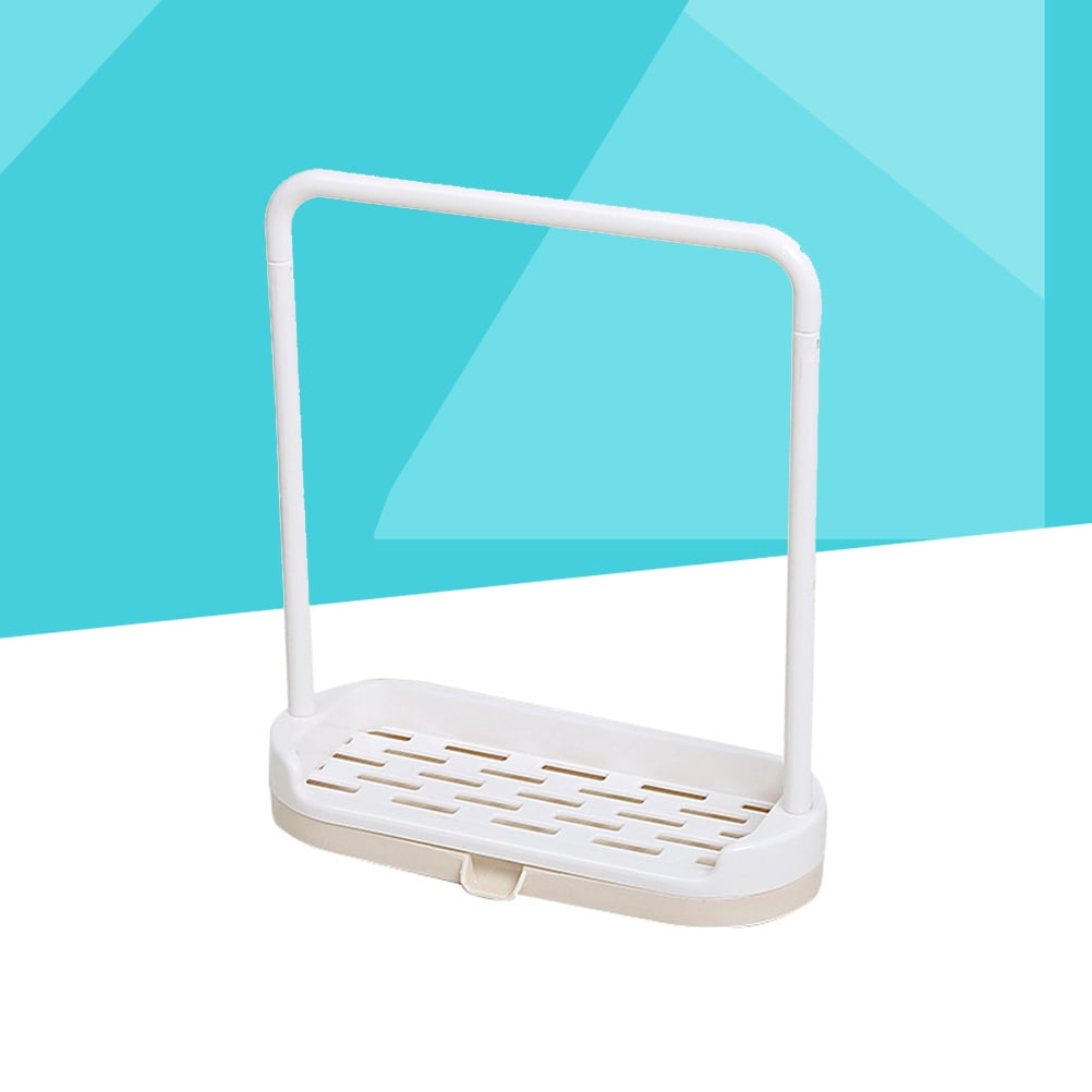 FRCOLOR Beige Plastic Rag Rack for Holding and Drying Rags with Stable ...