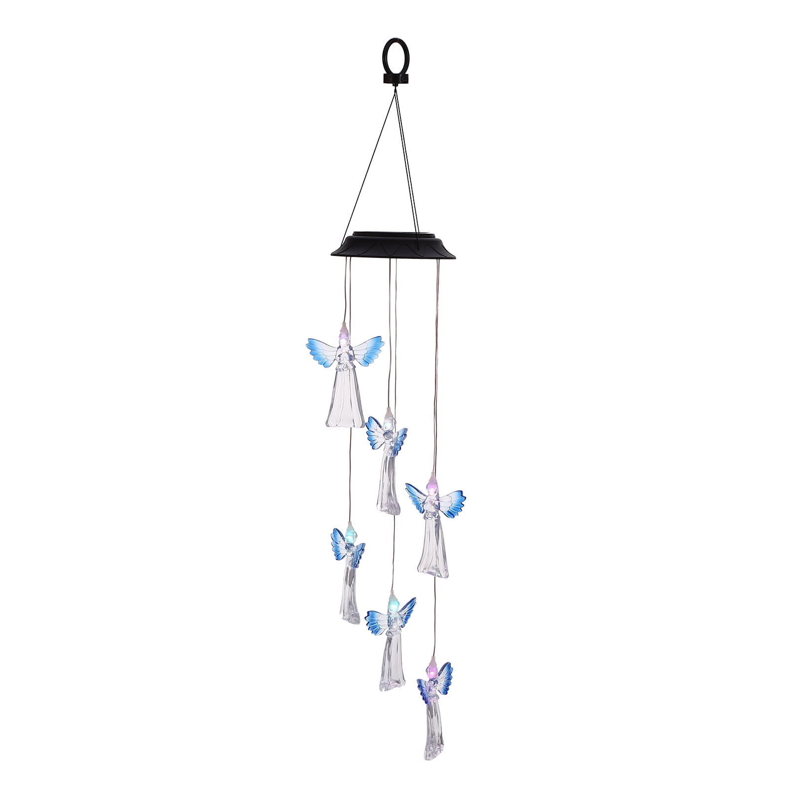 FRCOLOR Bell Wind Chimes Cardinal Solar Light Garden Hanging - Walmart.com