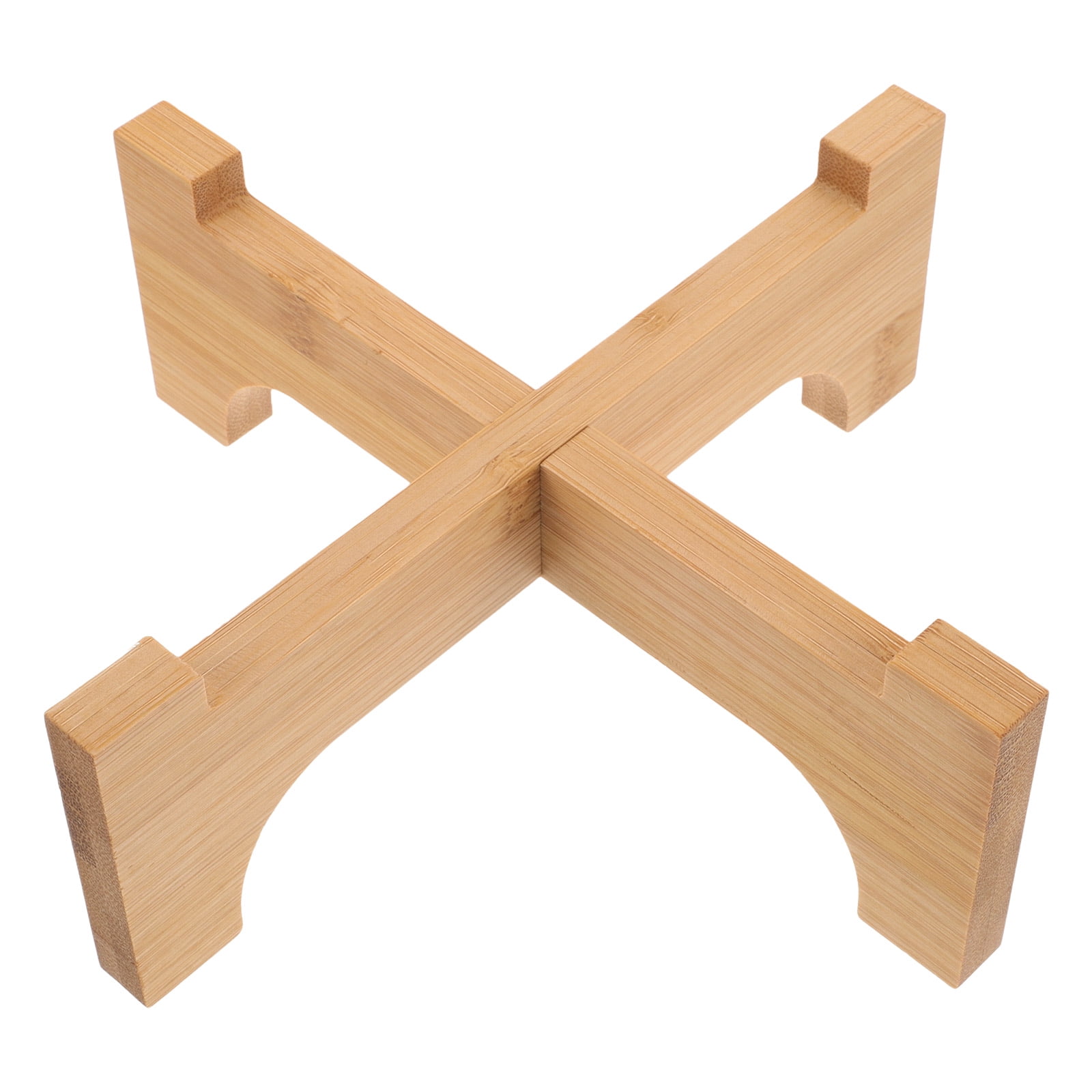 FRCOLOR Beverage Dispenser Stand Wooden Drink Dispenser Stand Glass Jar ...