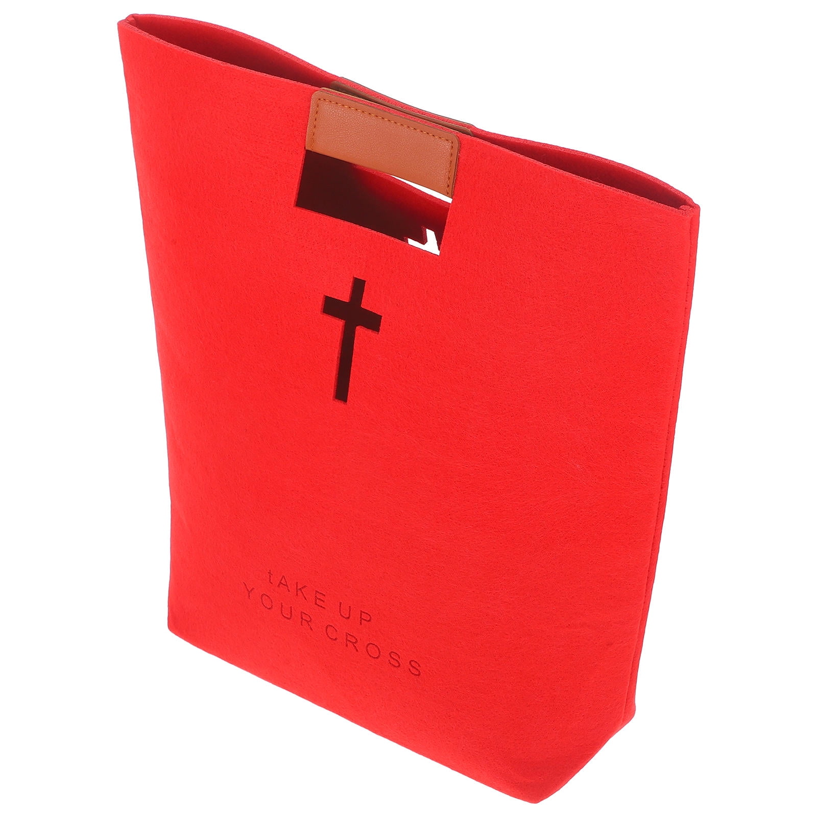 FRCOLOR Bible Bag Large Bible Storage Tote Felt Handbag Felt Bible ...