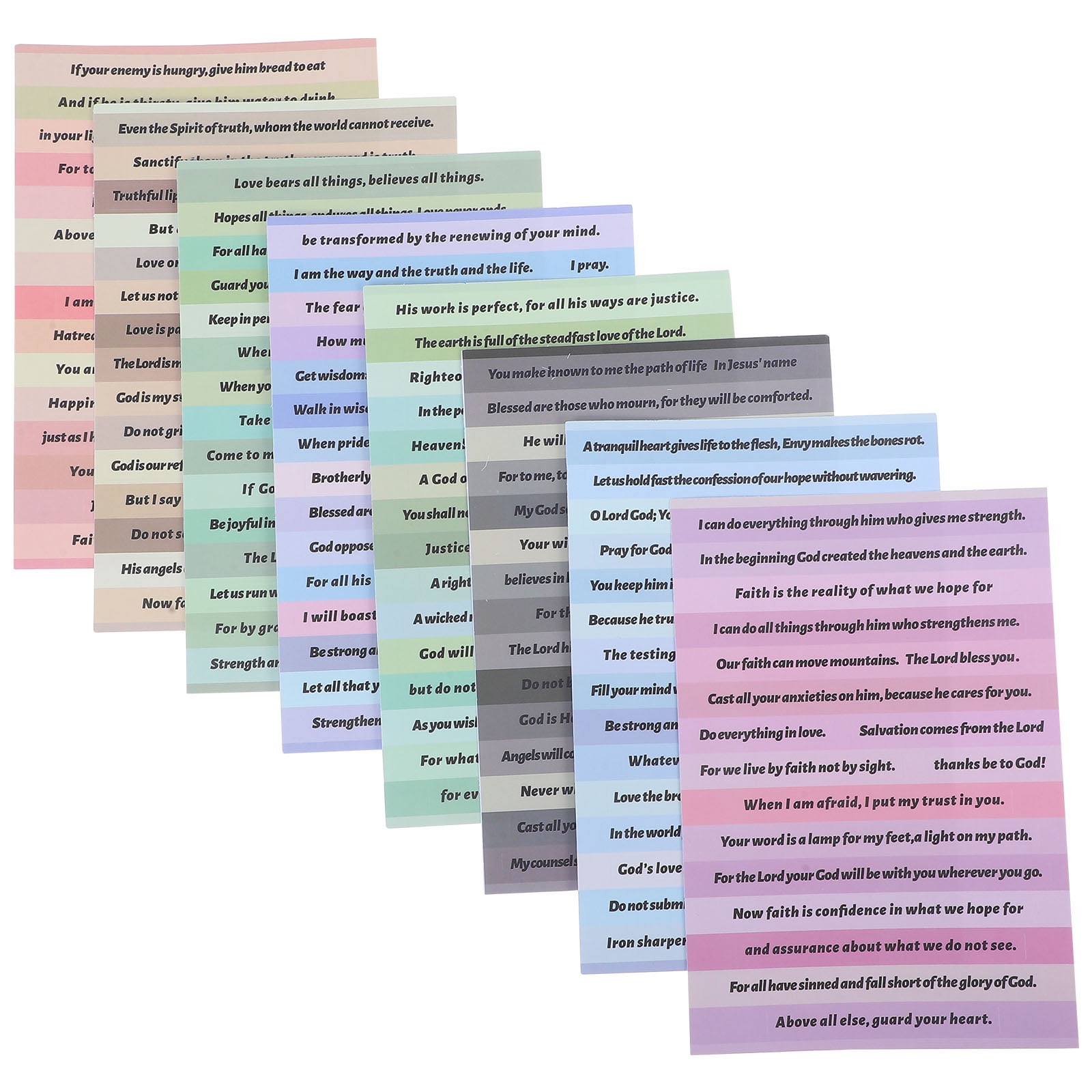 FRCOLOR Bible Quote Stickers for Journaling Planner with Delicate ...