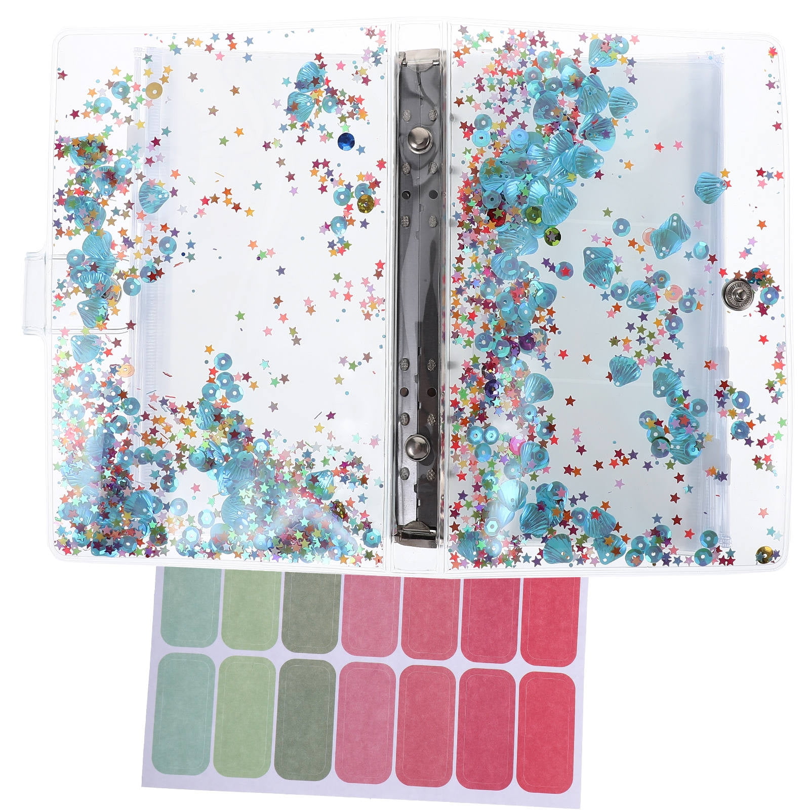 FRCOLOR Binder Notebook Cash Savings Organizer Budget Planner Zipper ...