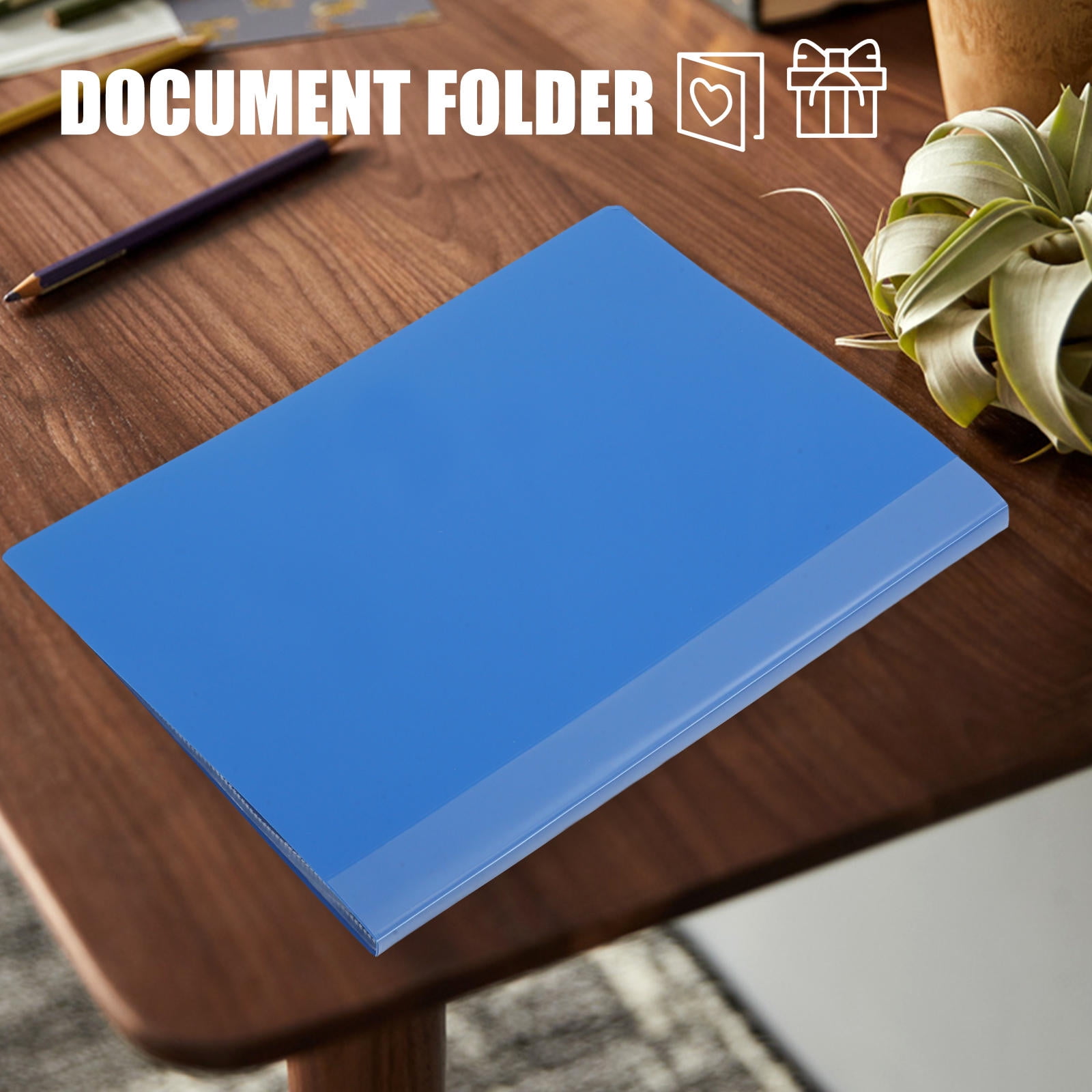 FRCOLOR Binder With Plastic Sleeves 20-Pocket Presentation Book ...