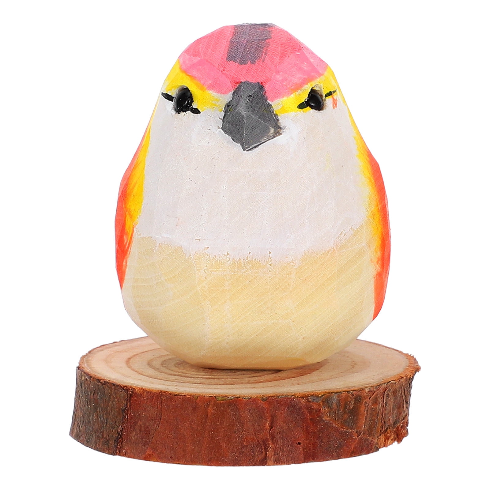 FRCOLOR Birds Statues Home Decor Falcon Wood Carving Ornaments ...