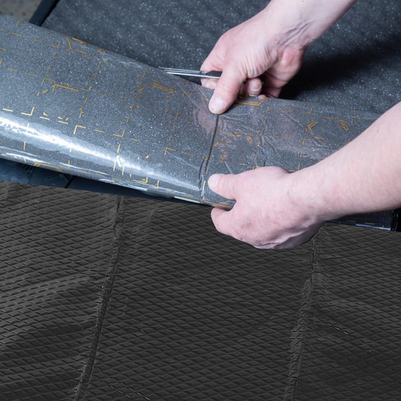 FRCOLOR Black Butyl Rubber Sound Deadening Material for Car Insulation ...