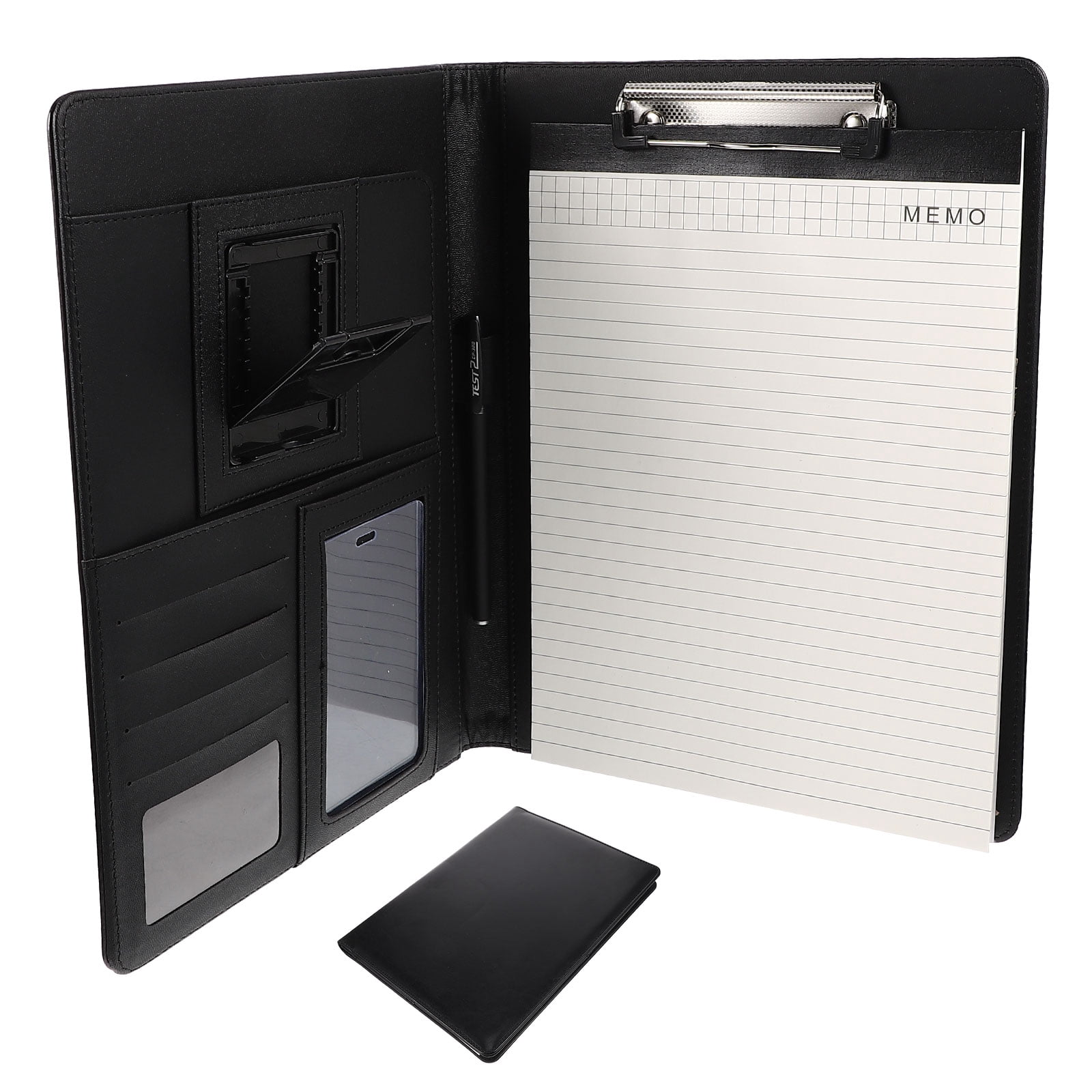 WRISTBIQUE Conference Folder Business Black 1Pcs 12.6x9.6x1In For ...