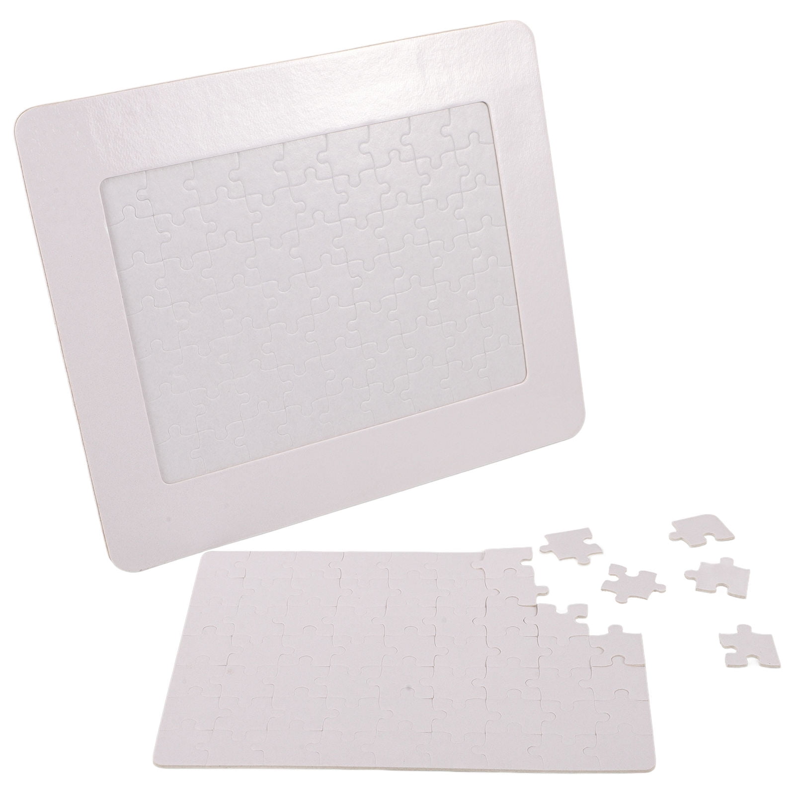 FRCOLOR Blank Puzzle Pieces Blank Jigsaw Puzzle Pieces Sublimation Heat ...