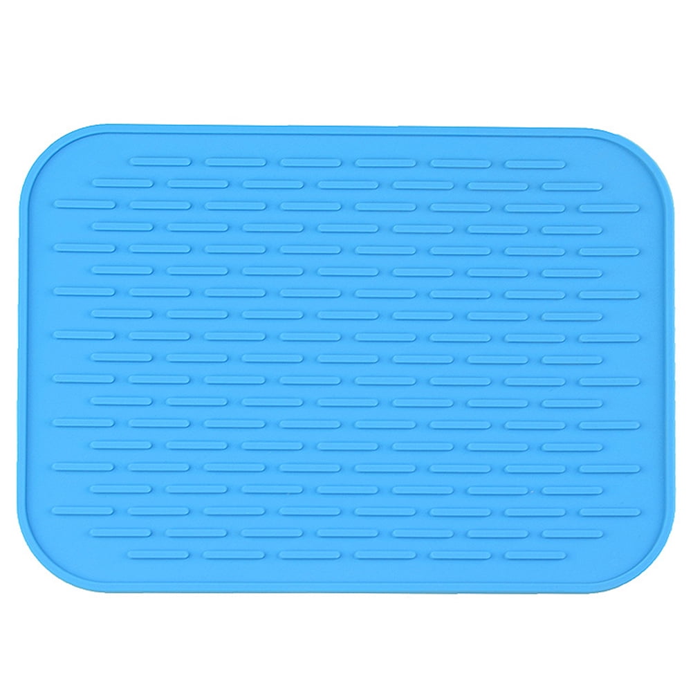 FRCOLOR Blue Silicone Baking Mat for Kitchen Use Heat Resistant ...