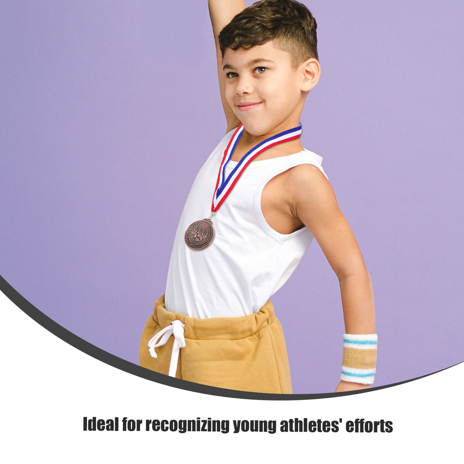 FRCOLOR Bowling Medal Bowling Award Medals With Neck Ribbon Bowling ...