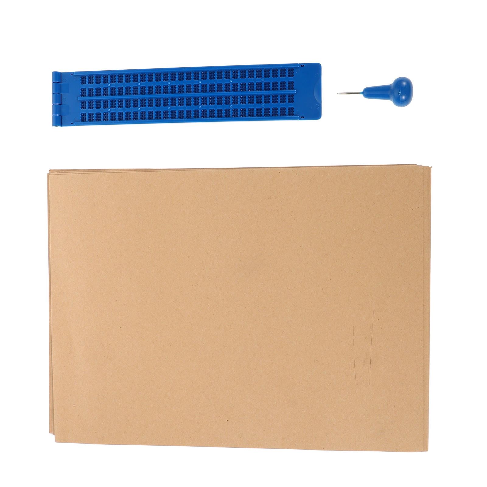 FRCOLOR Braille Writing Pad 4-Line 28 Braille Keyboard Portable Braille ...