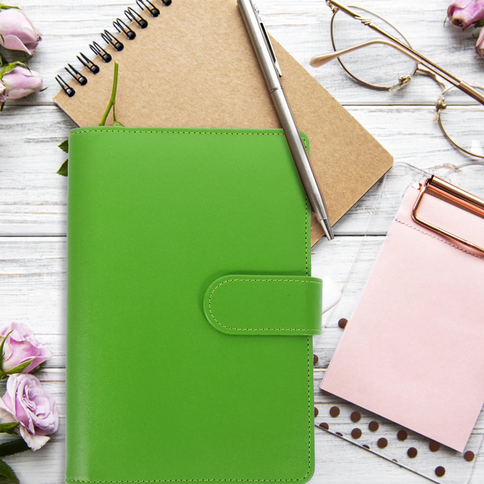 FRCOLOR Budget Organizer with Cash Envelopes Sheets Zipper Pouch for ...