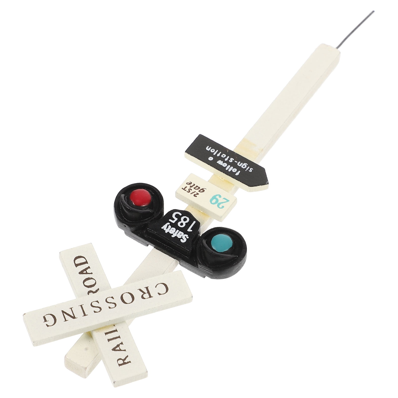 FRCOLOR Cabin Door Fairy Door Mini Road Sign Plugin Small Garden Decor 12.7X3.5X1CM - Walmart.com