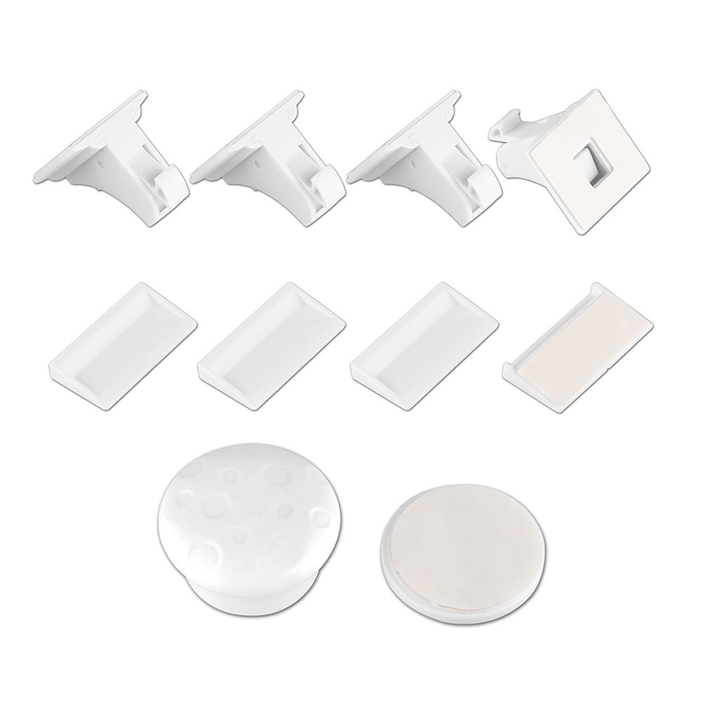 FRCOLOR Cabinet Locks for Safety No Tools Or Screws Needed 1 Key Set ...