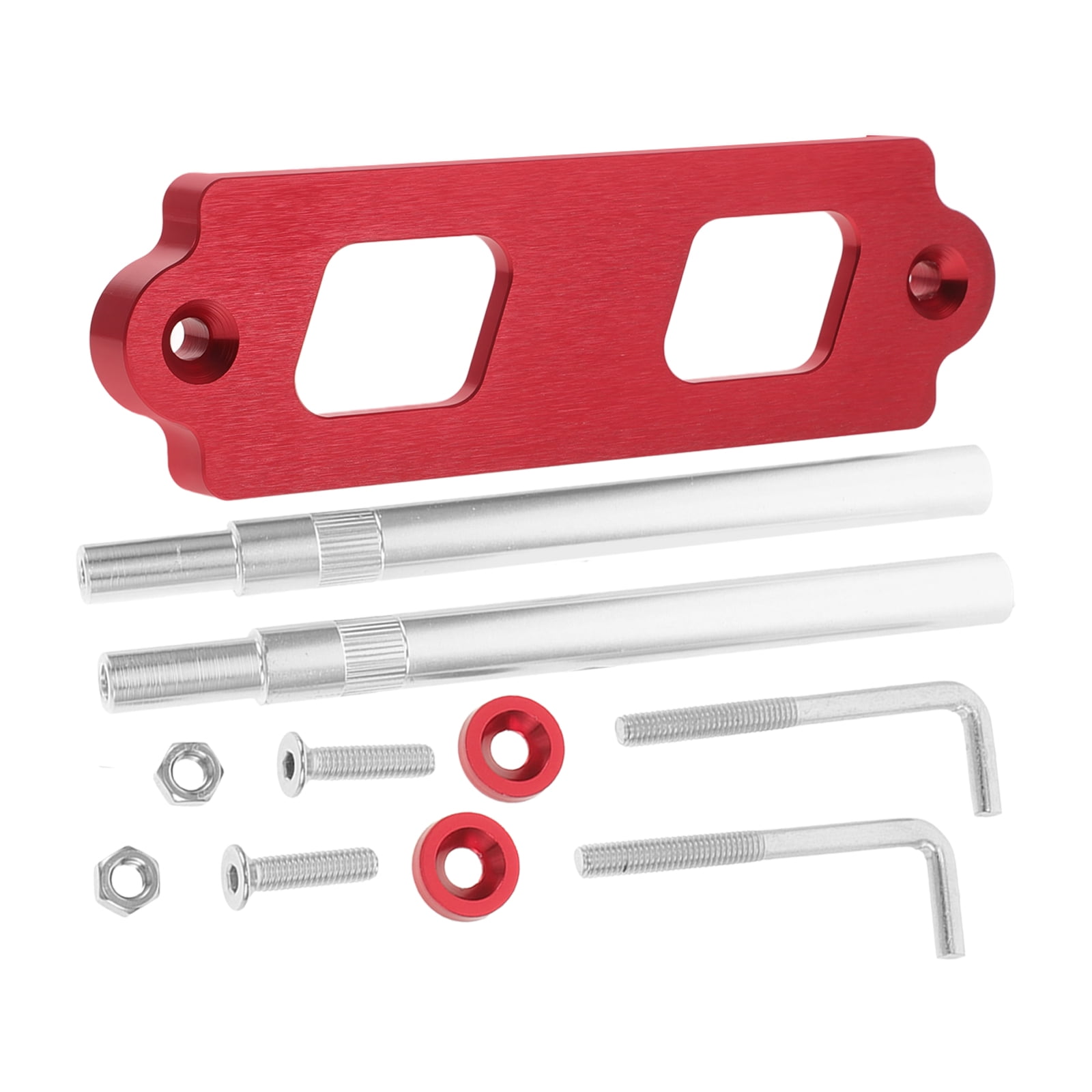 FRCOLOR Car Battery Mount Bracket Kit Aluminum Battery Tie Down Holder ...