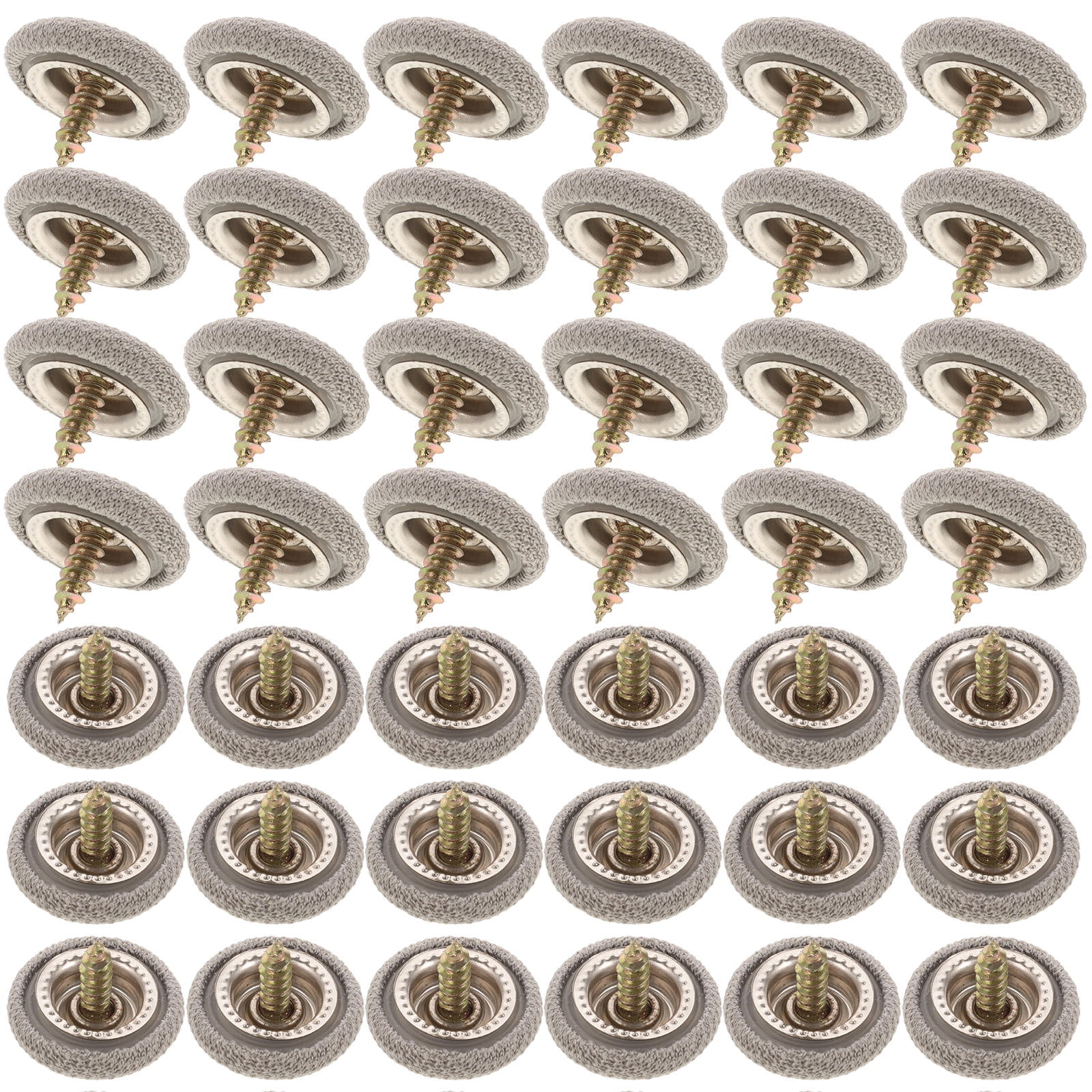 FRCOLOR Car Ceiling Repair Kit Headliner Button Replacement Rivets Dark ...