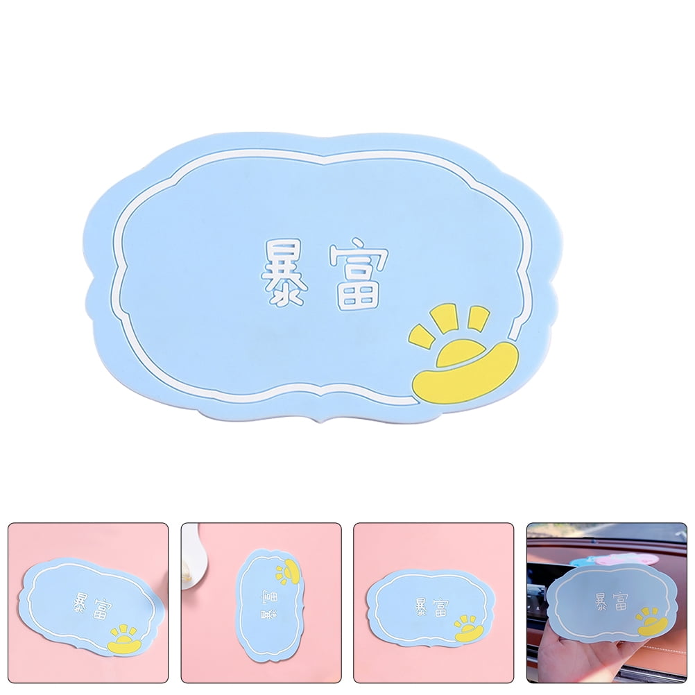 FRCOLOR Car Dashboard Mat Anti-skid Dash Pad Vehicle Dash Mat Reusable ...