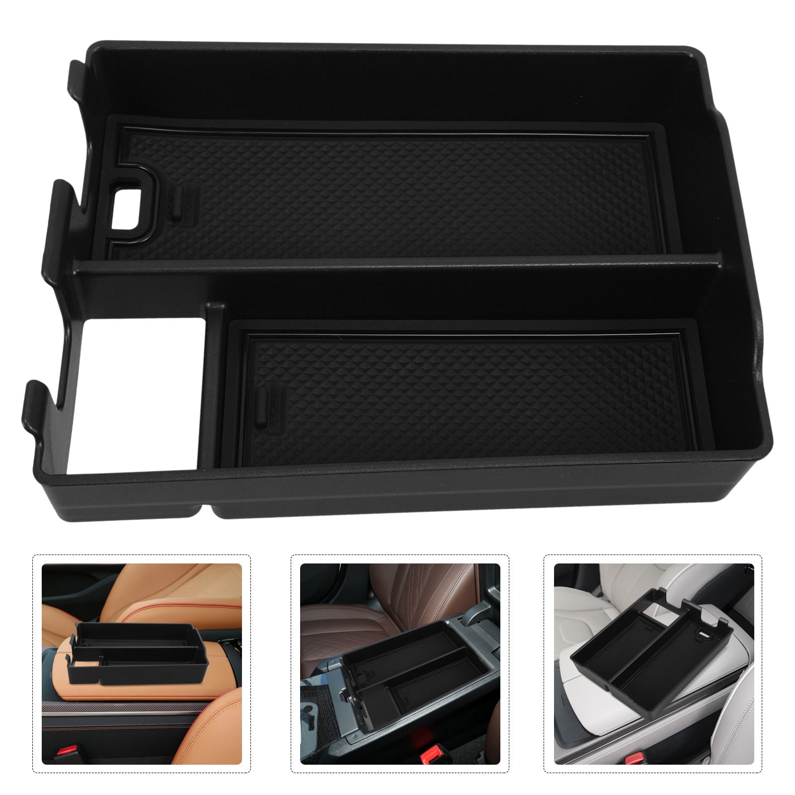 FRCOLOR Car Dashboard Organizer Vehicle Center Console Storage ...