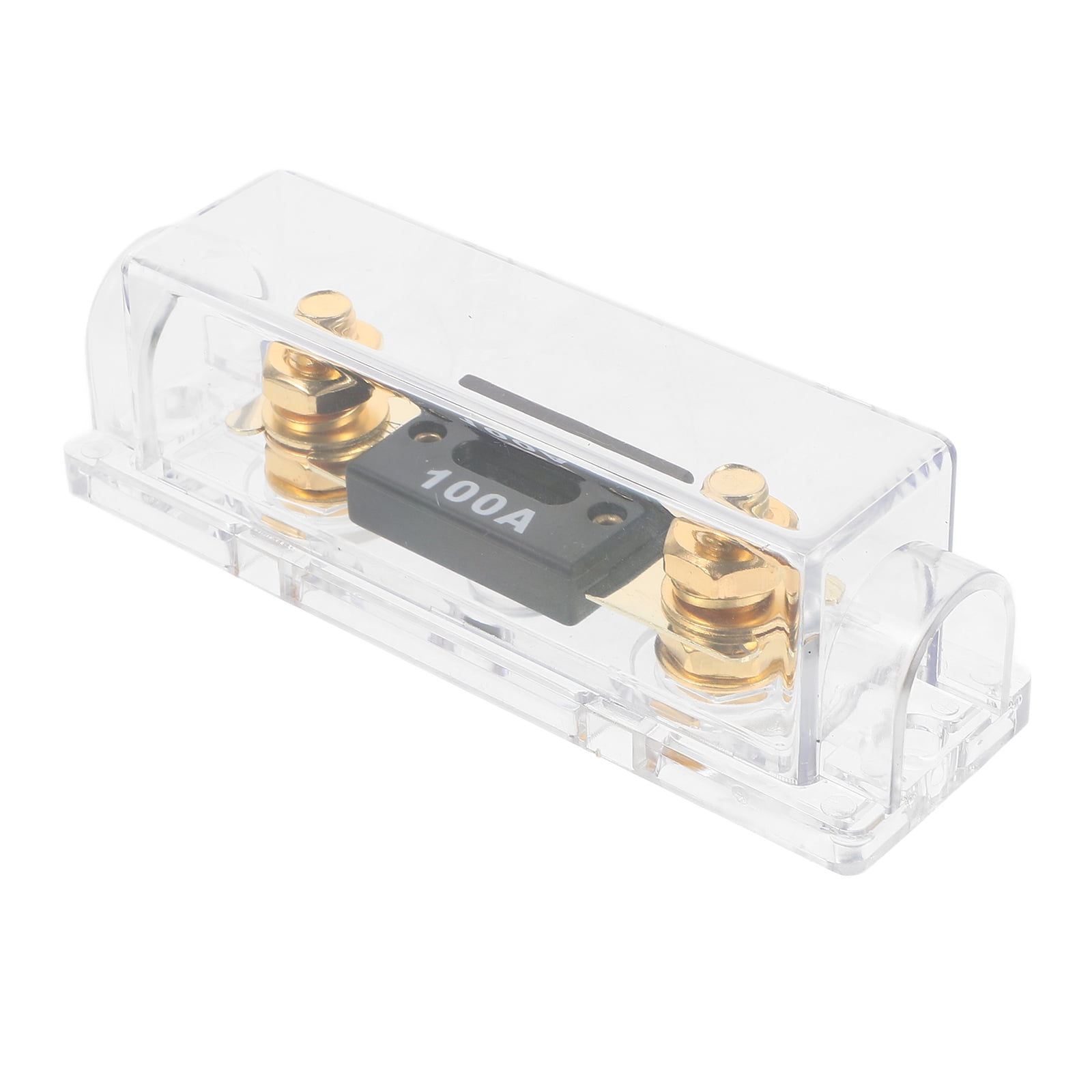FRCOLOR Car Fuse Holder Transparent Fuse Block for Car Audio Video ...