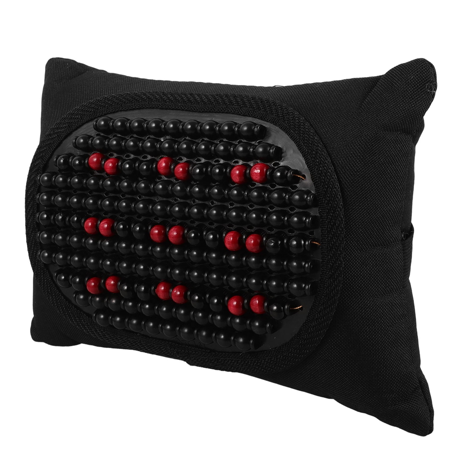 KAKOWELY Auto Neck Pillow Headrest Pillow Black Wooden Beads 1Pack ...