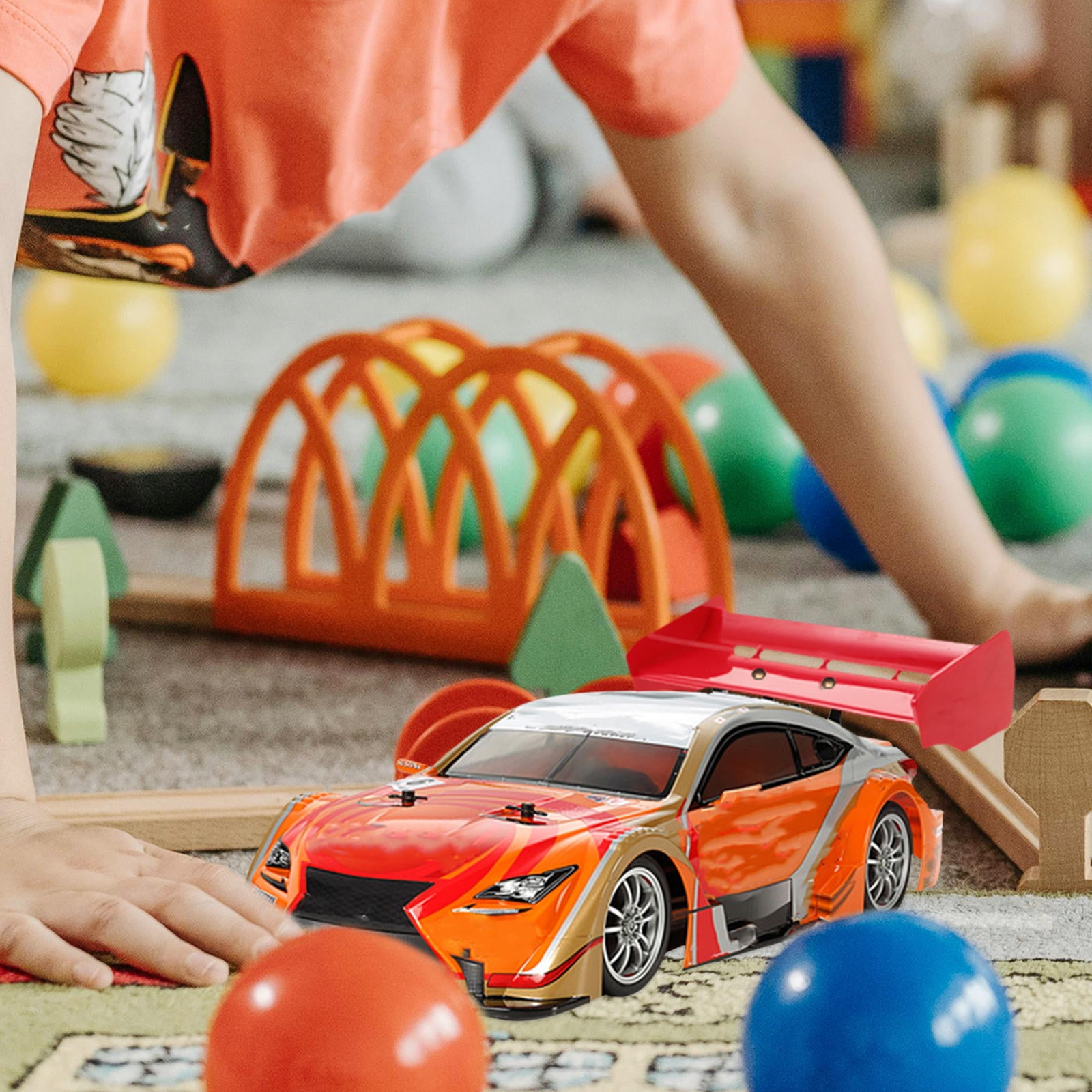 FRCOLOR Car Rear Wing Spoiler Mini Car Rear Spoiler Racing Car Model ...