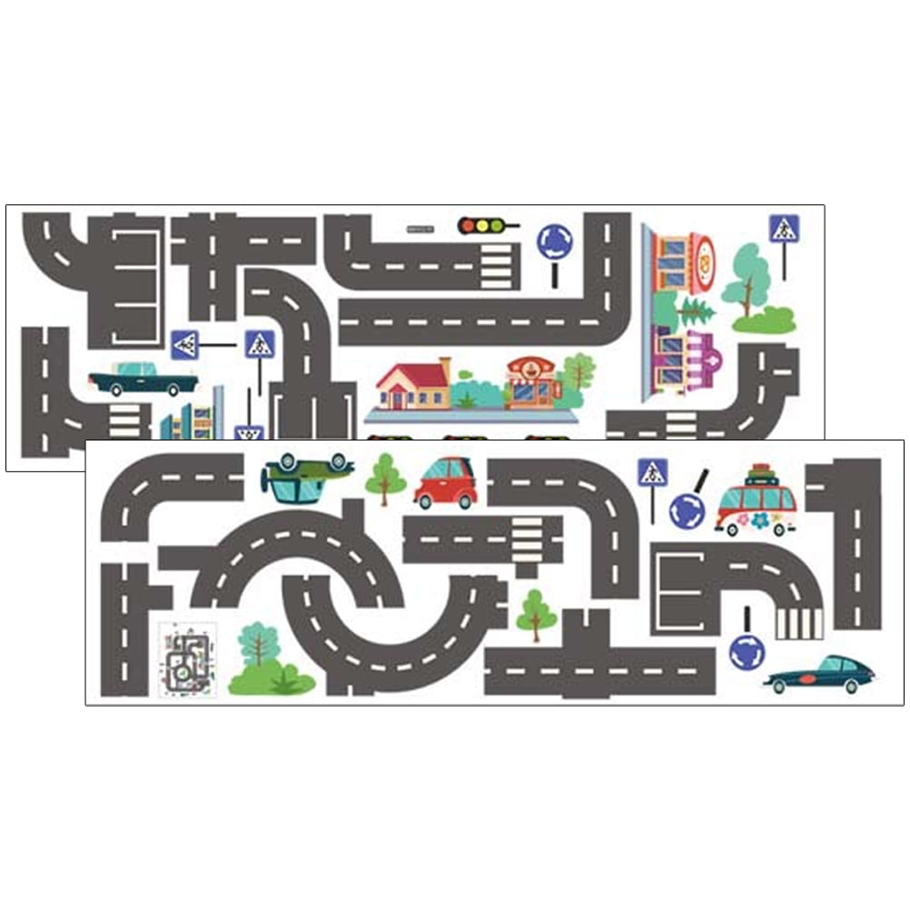 FRCOLOR Car Track Stickers Kids Kickstand Stickers For Car Suitcase ...
