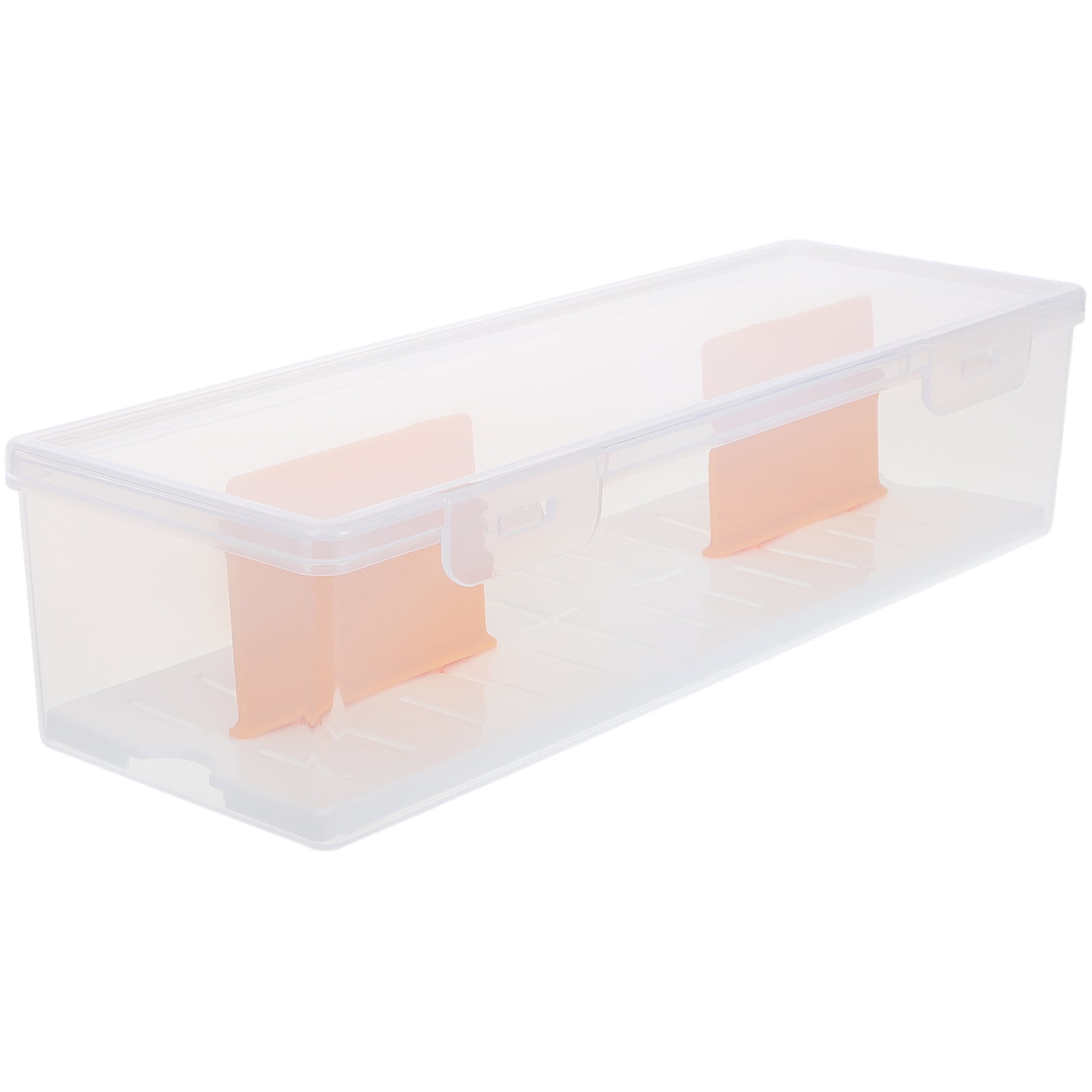 FRCOLOR Card Deck Storage Box With Lid Transparent Organizer Box For ...