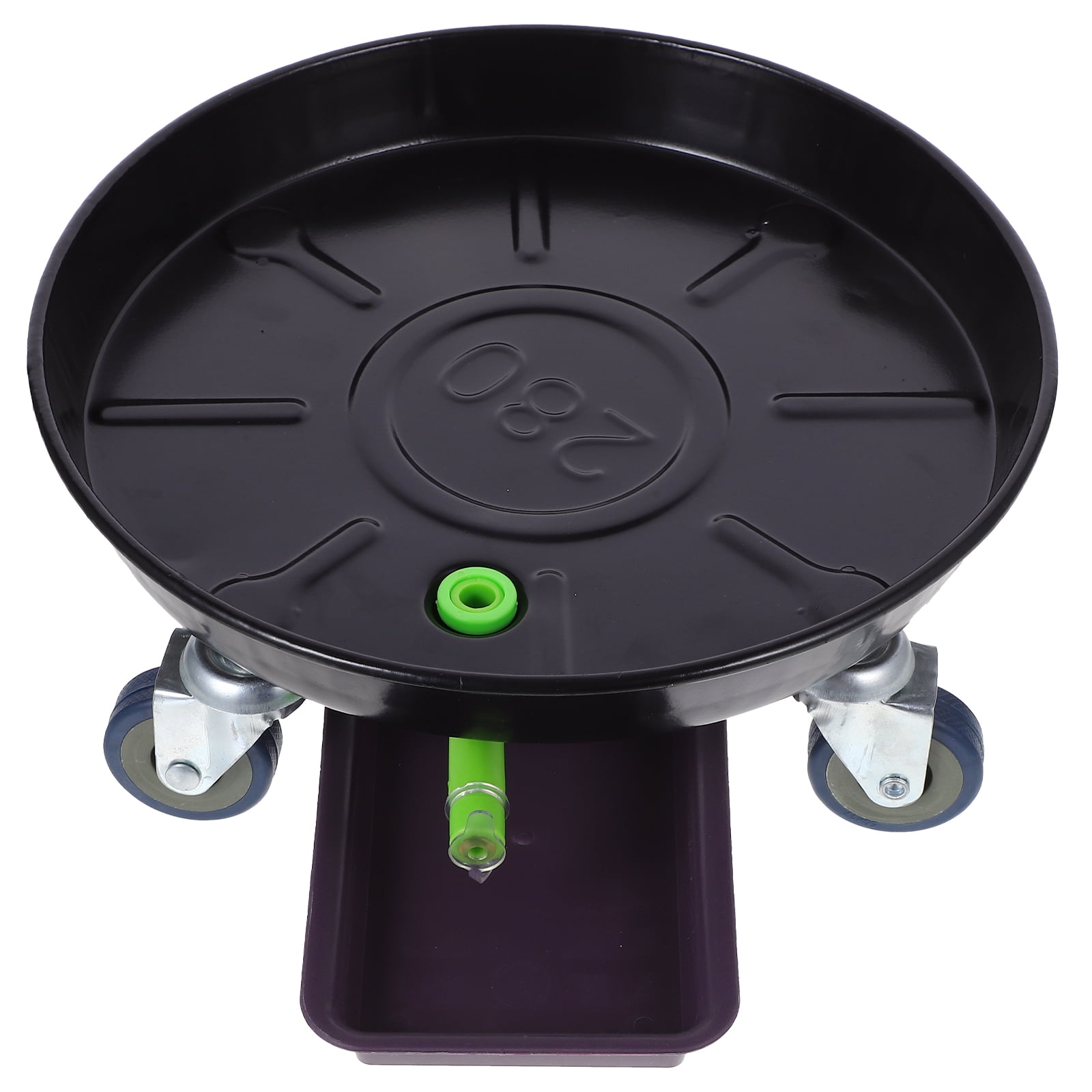 FRCOLOR Castor Wheels Plant Pallet Universal Round Flower Pot Stand ...