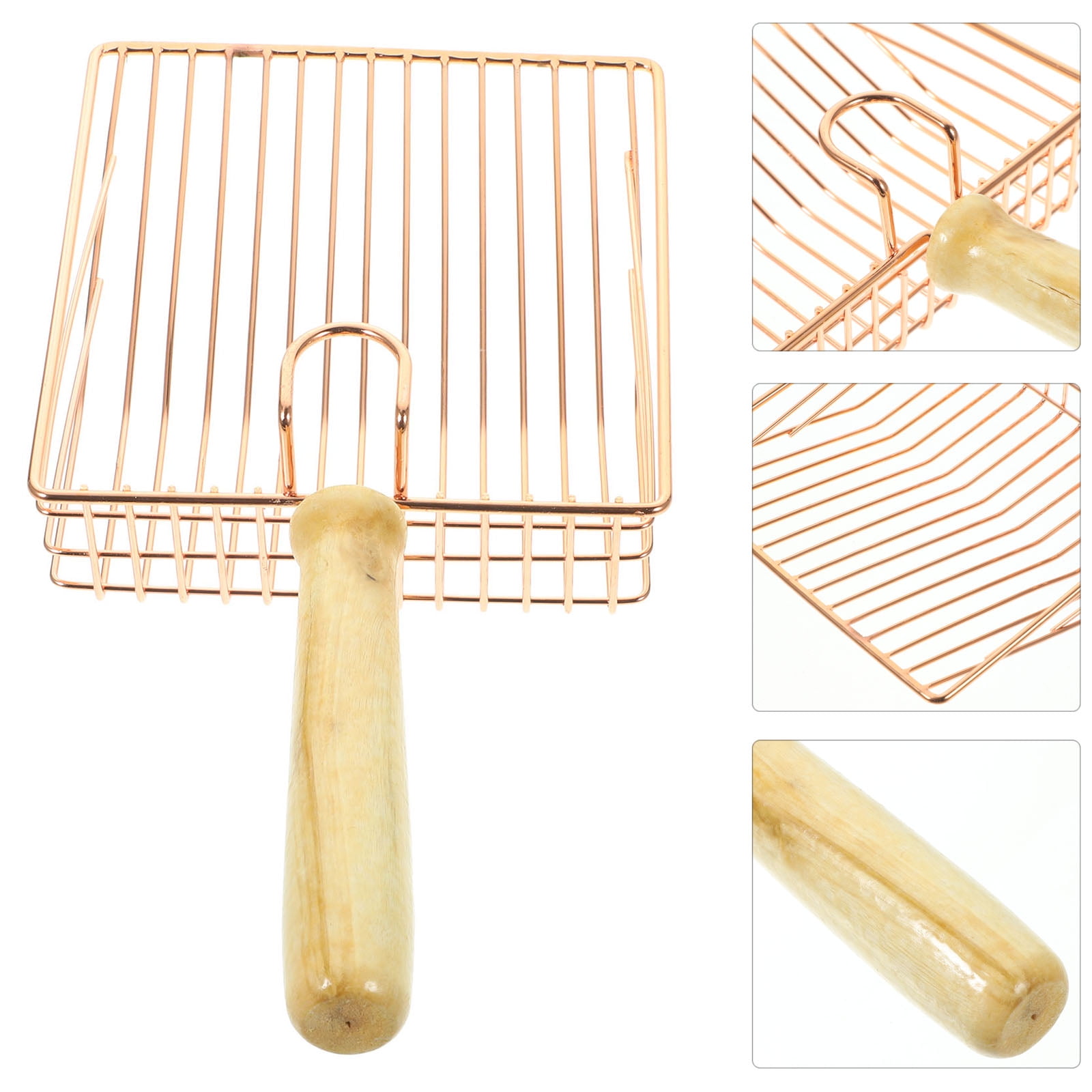 FRCOLOR Cat Litter Scoop Sifter Cat Metal Scooper Handle Cat Litter ...