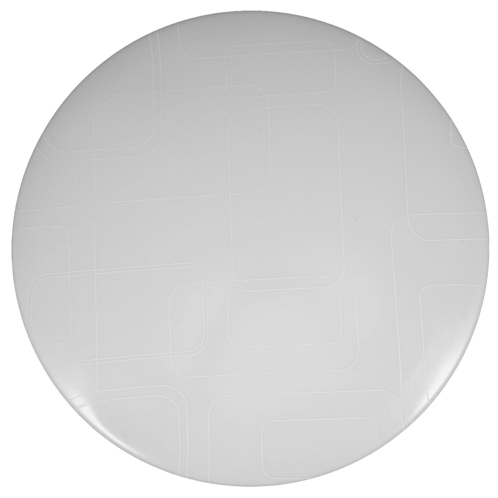 FRCOLOR Ceiling Light Cover with Base Plastic Round Lamp Replacement ...