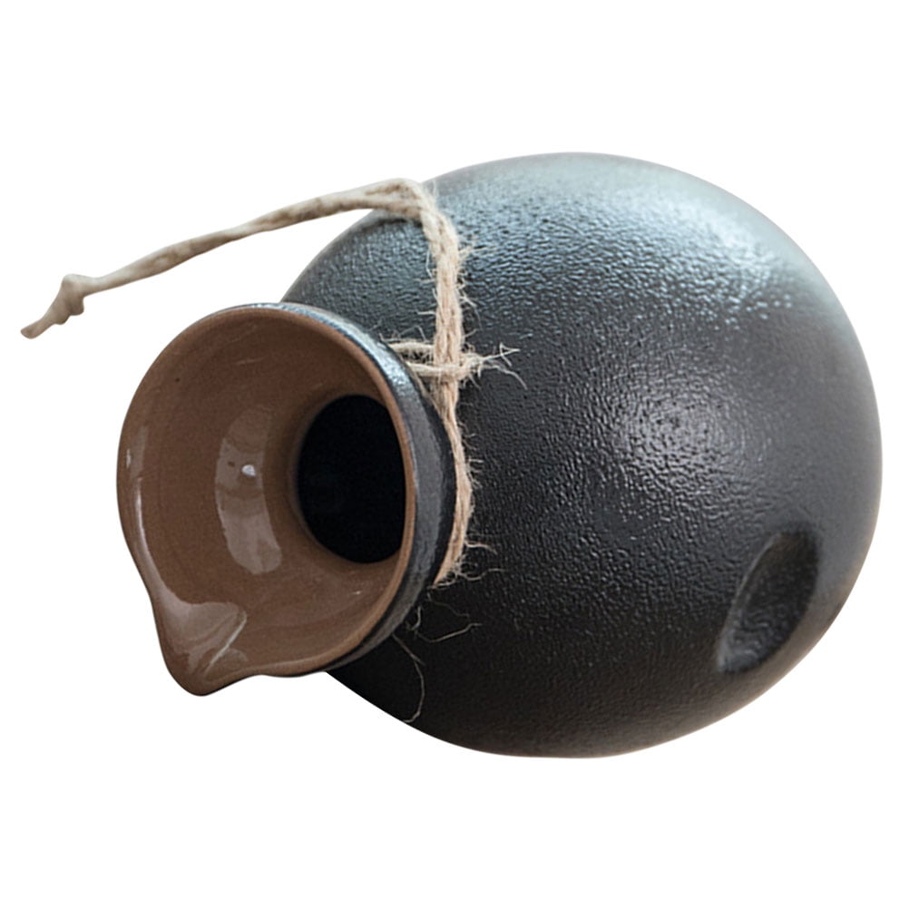 FRCOLOR Ceramic Wine Pot Vintage Sake Kettle Japanese Style Rice Wine ...