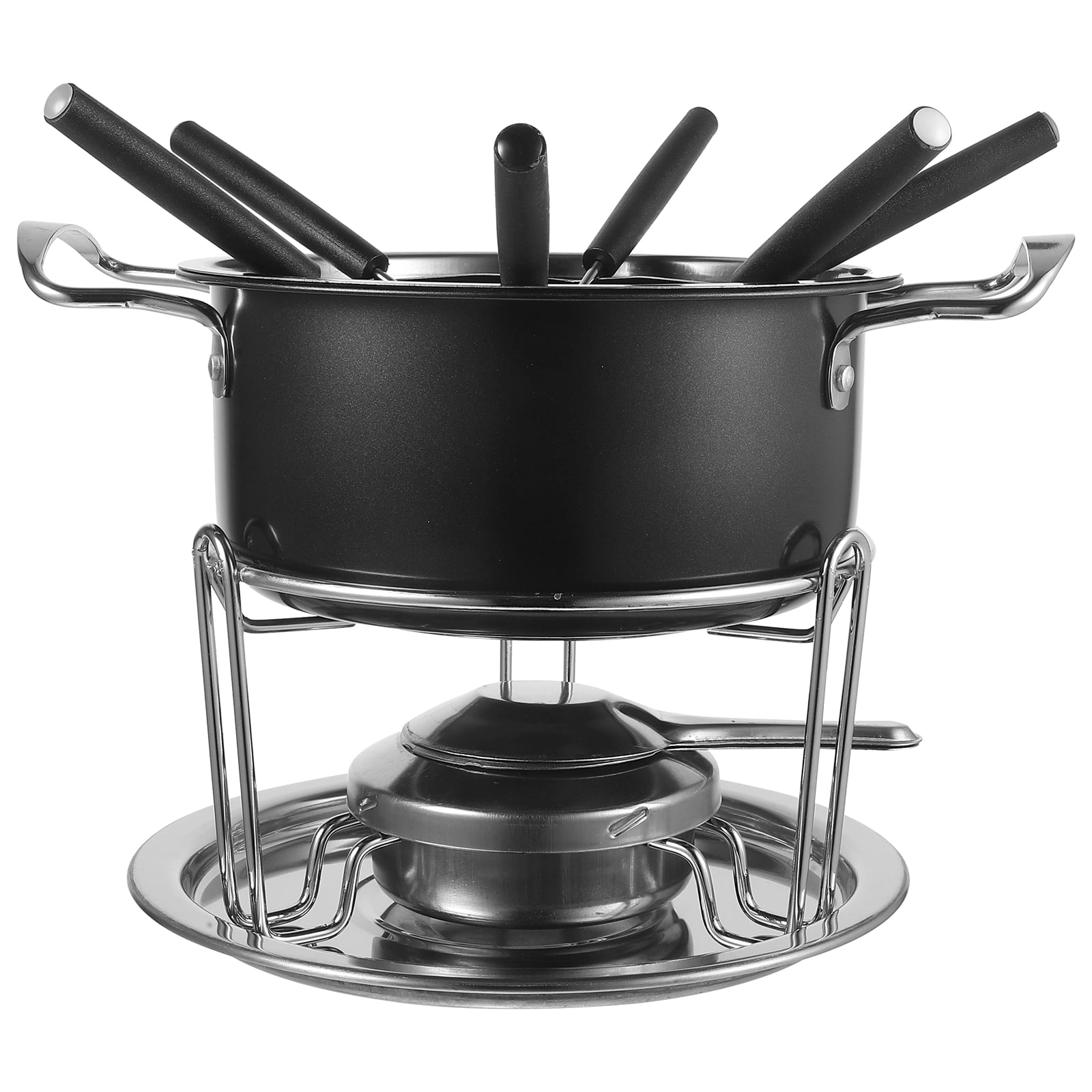 FRCOLOR Cheese Melting Pot Stainless Steel Fondue Pot Cheese Fondue Pot ...
