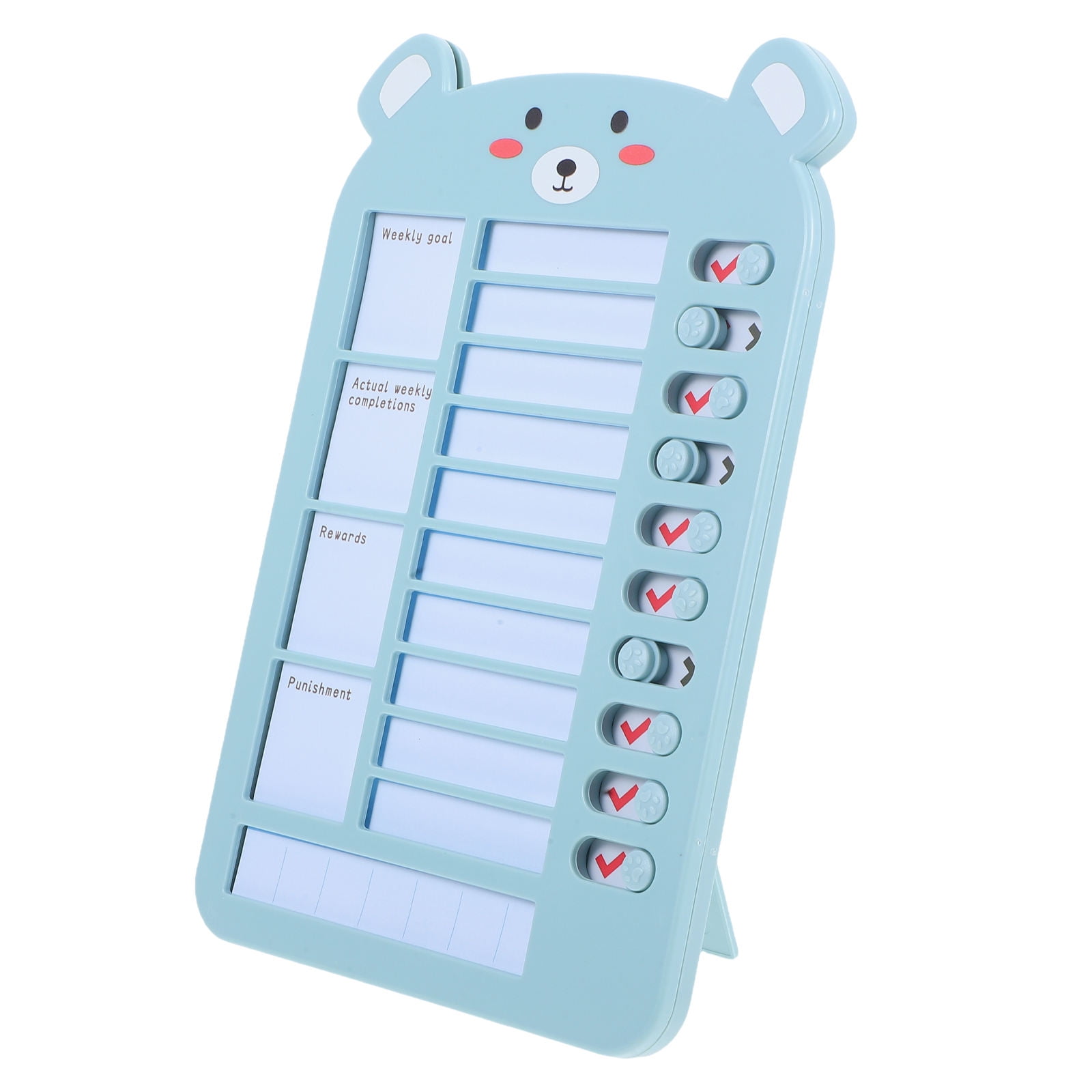 FRCOLOR Chores Chart For Kids Slider Checklists Board Reusable To-Do ...