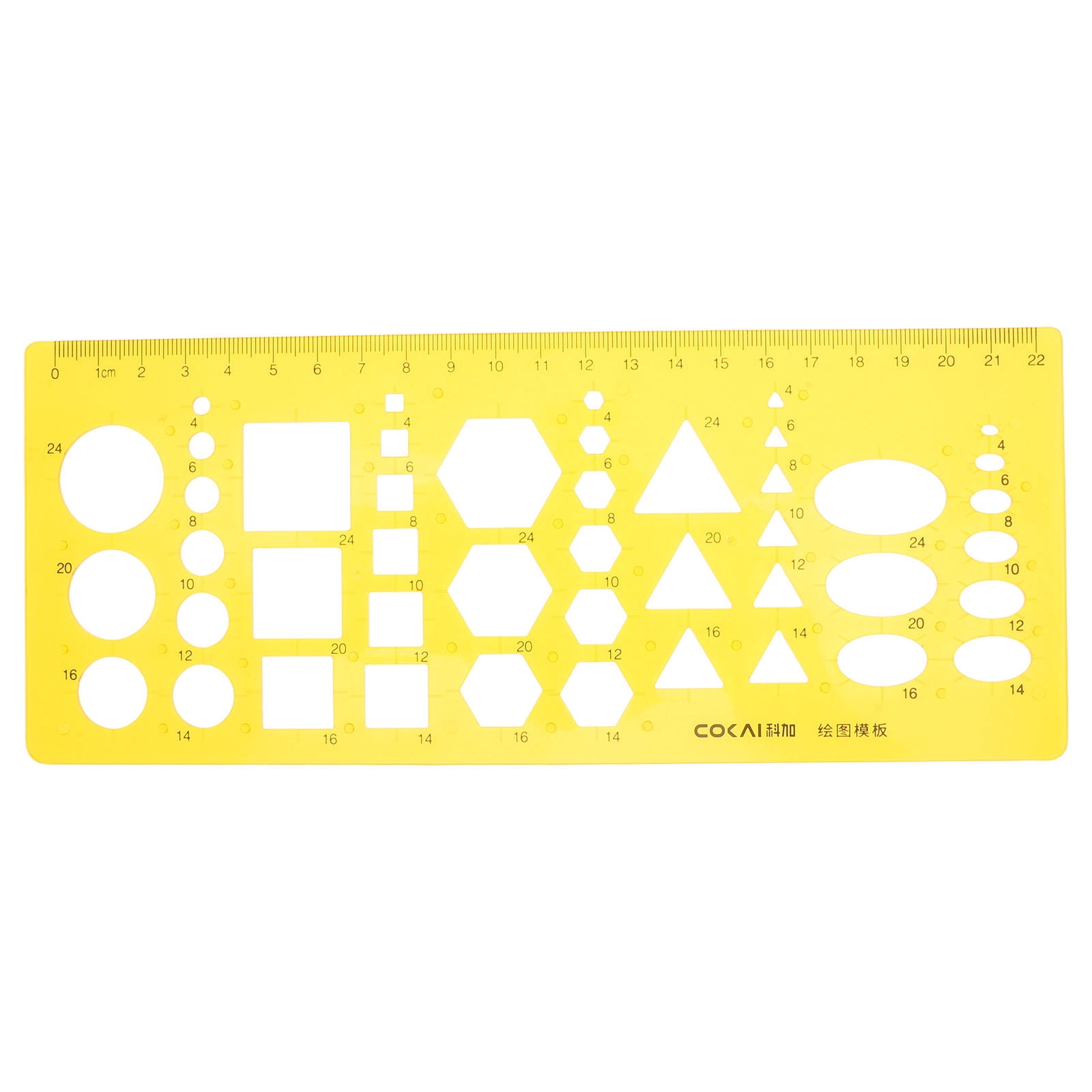 FRCOLOR Circle Template Plastic Circle Stencil Multi-Function Circle ...