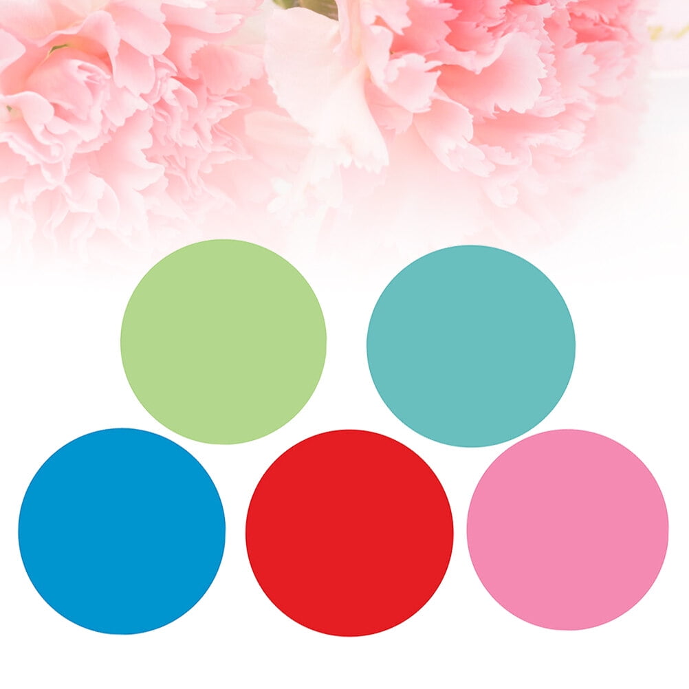FRCOLOR Circular Self-adhesive Label Sticker Paper Dot Vinyl Stickers ...