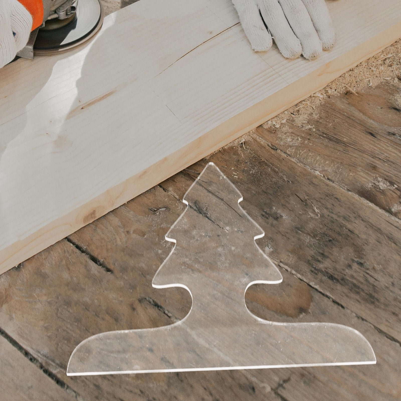 FRCOLOR Clear Acrylic Cutting Board Handles Stencils Christmas ...