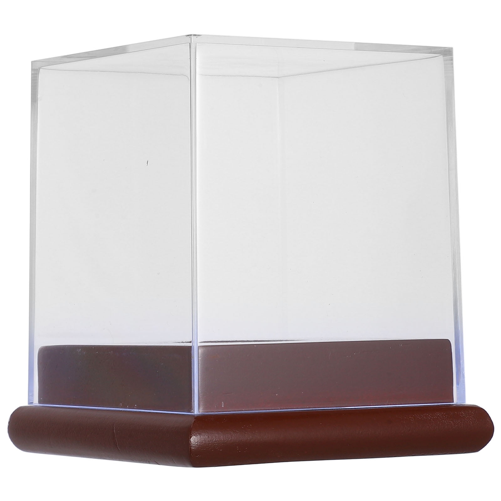 FRCOLOR Clear Acrylic Display Case For Baseballs And Softball Square ...