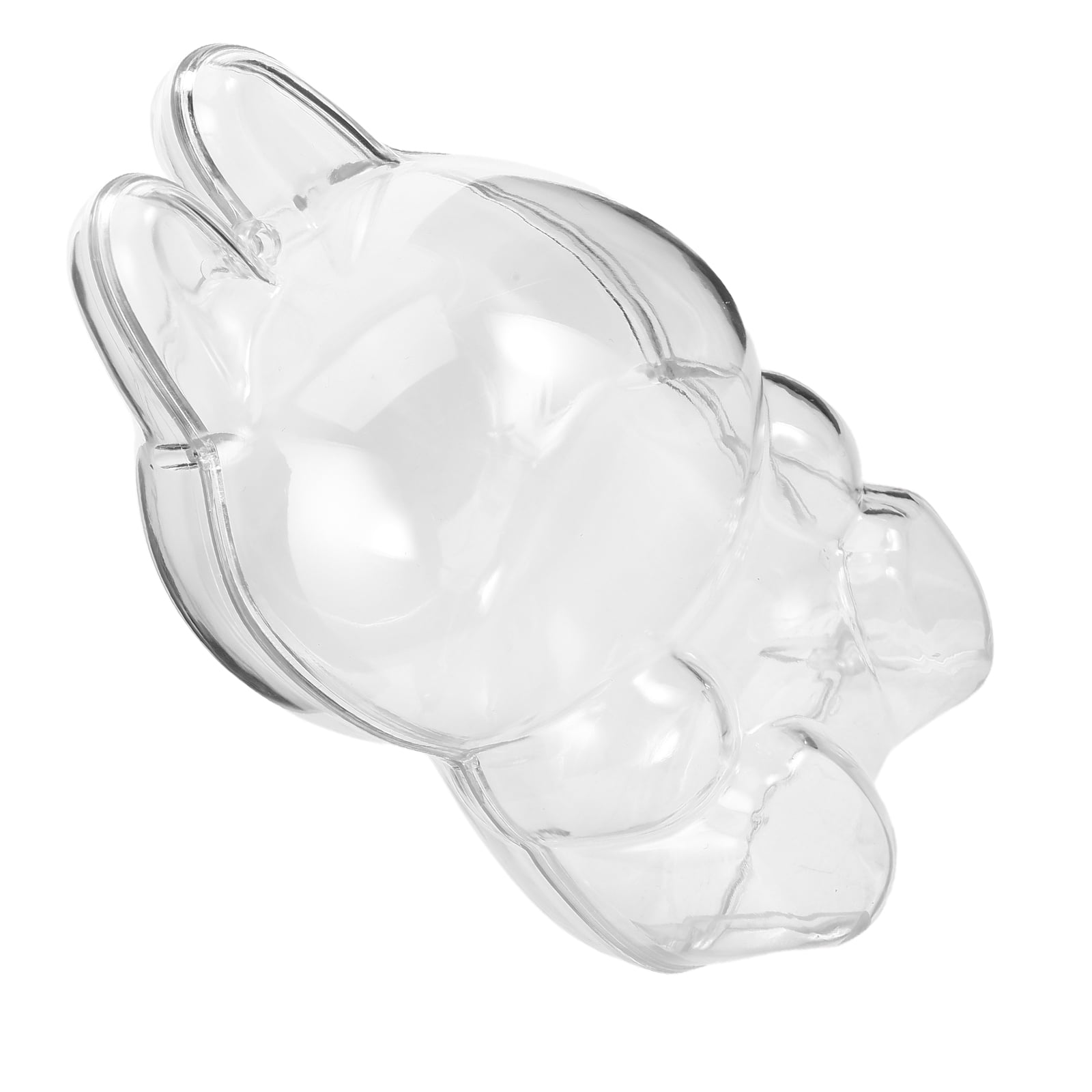 FRCOLOR Clear Acrylic Doll Display Case Protective Cover High ...