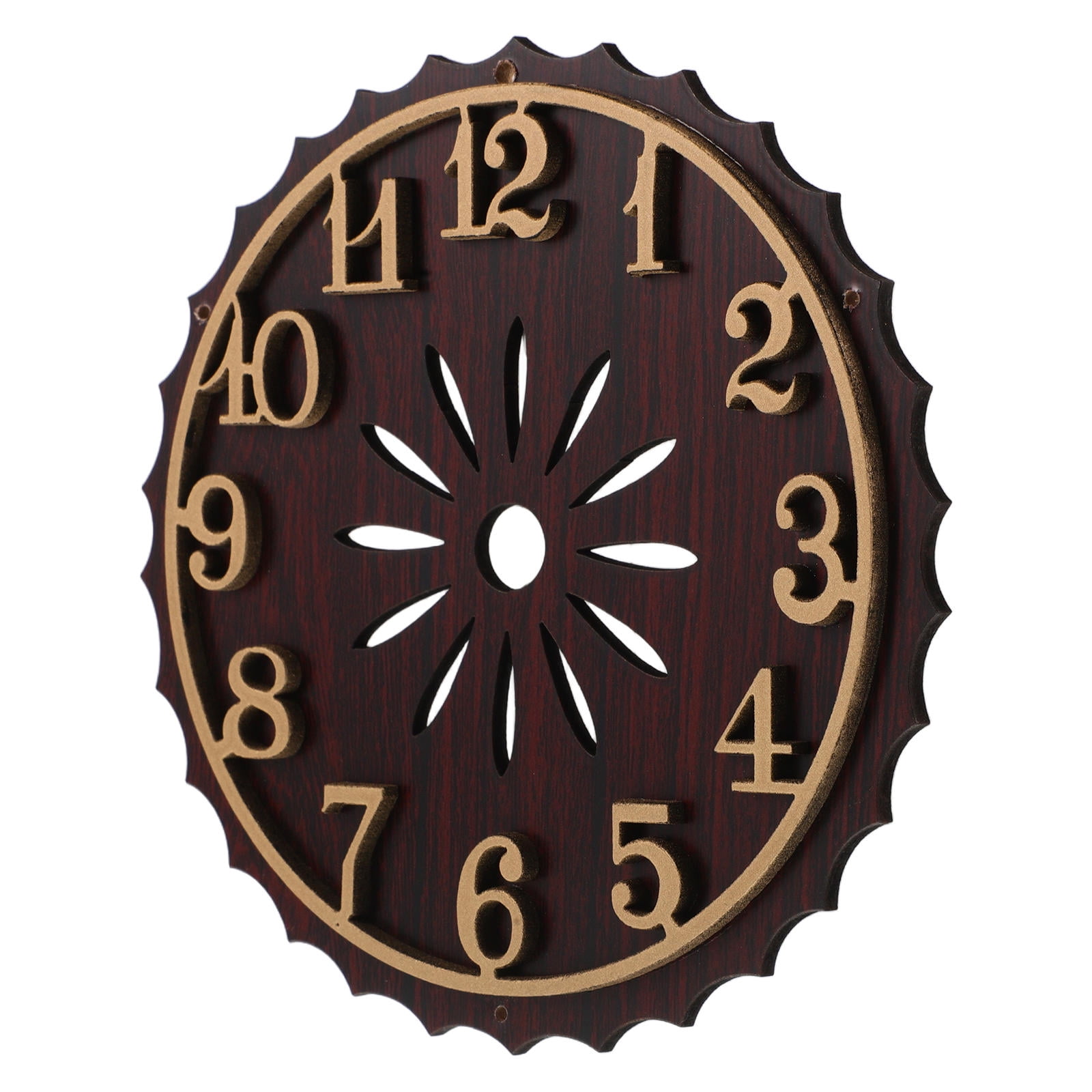 FRCOLOR Clock Face Replacement Parts for Wall Clocks Plastic Dial Plate ...