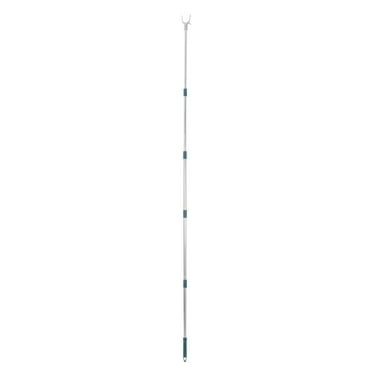 Adjustable Closet Pole Long Reach Pole Hook Telescopic Clothes Reach ...