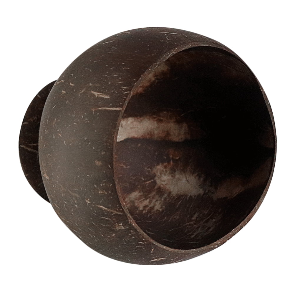 FRCOLOR Coconuts Shell Bowl Salad Bowl Coconuts Shell Food Bowl Storage Container with Spoon ...