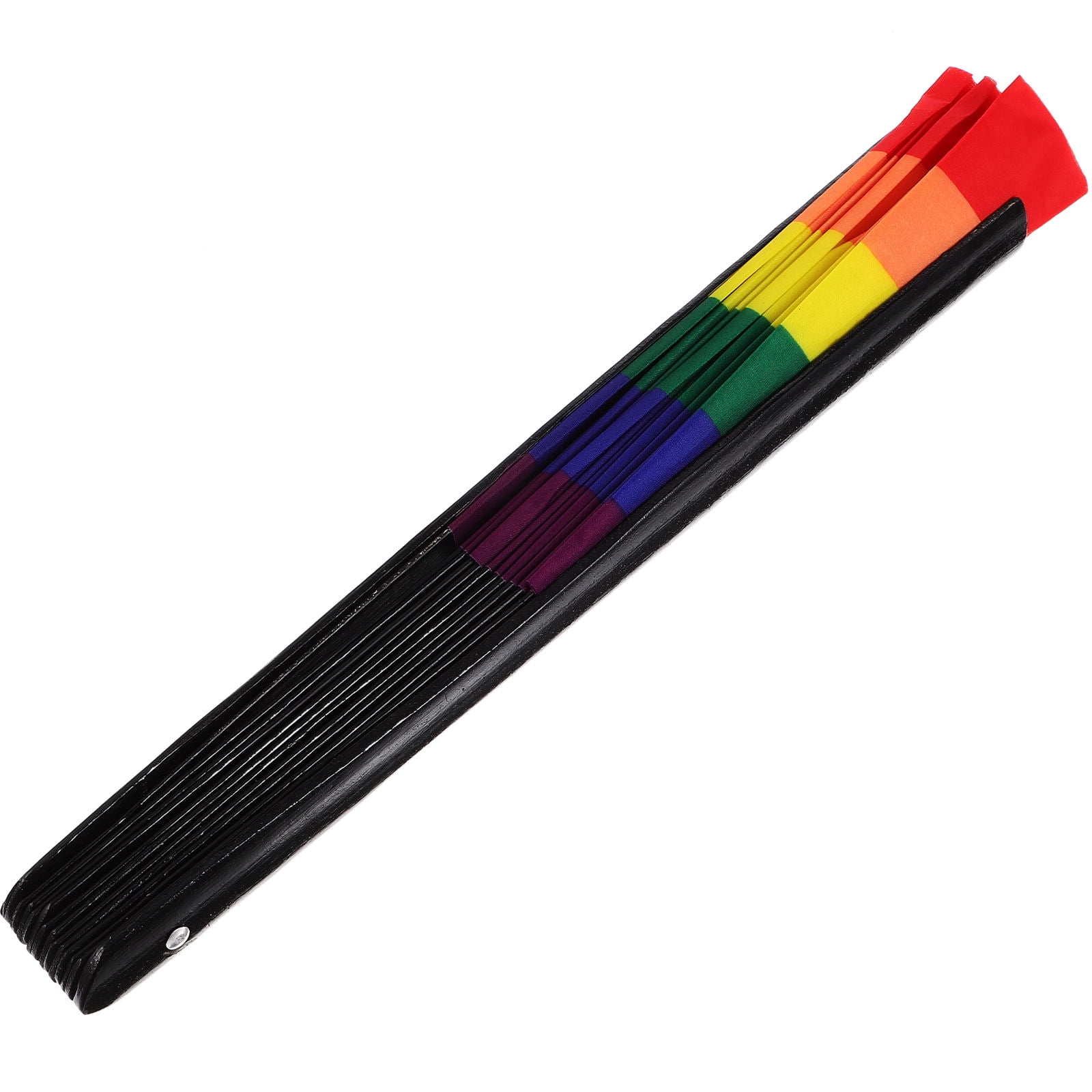 FRCOLOR Collapsible Folding Bamboo Fracture Fan Photo Props for ...
