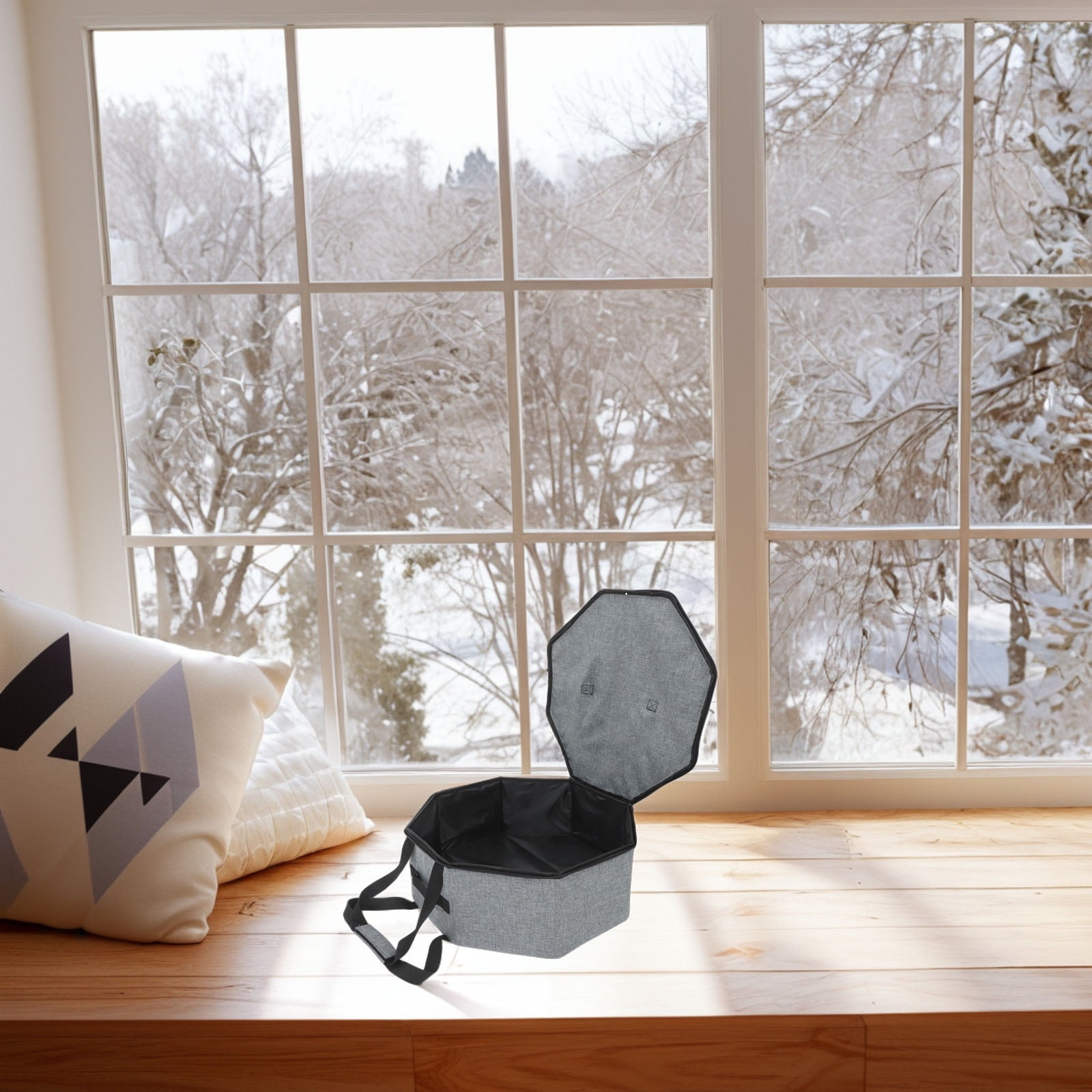 FRCOLOR Collapsible Hat Box for Women Storage Travel Hat Box Large ...