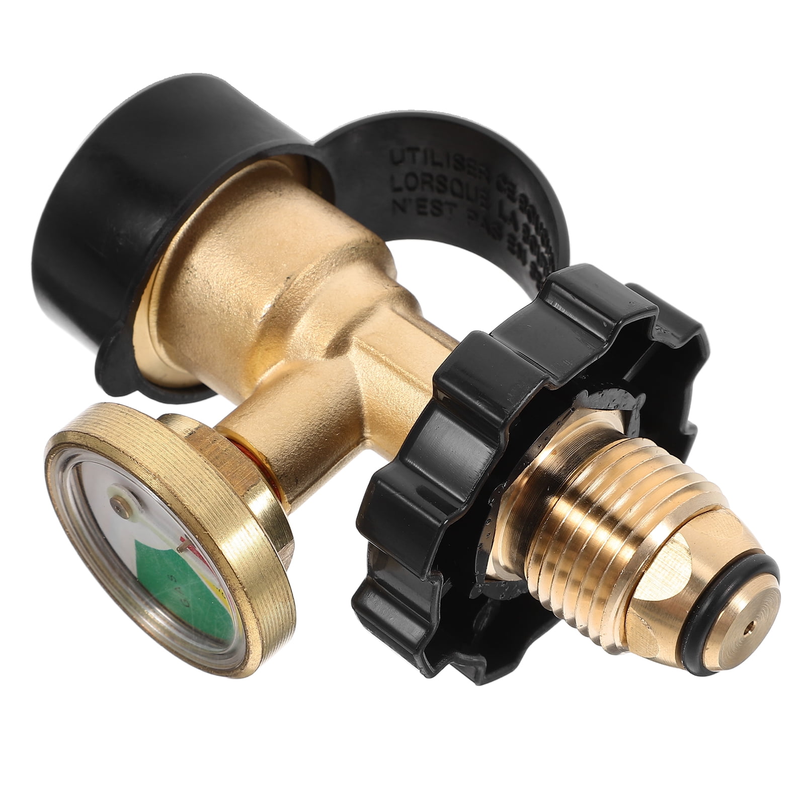 FRCOLOR Compact Propane Adapter With Tool Pressure Gauge Propane ...
