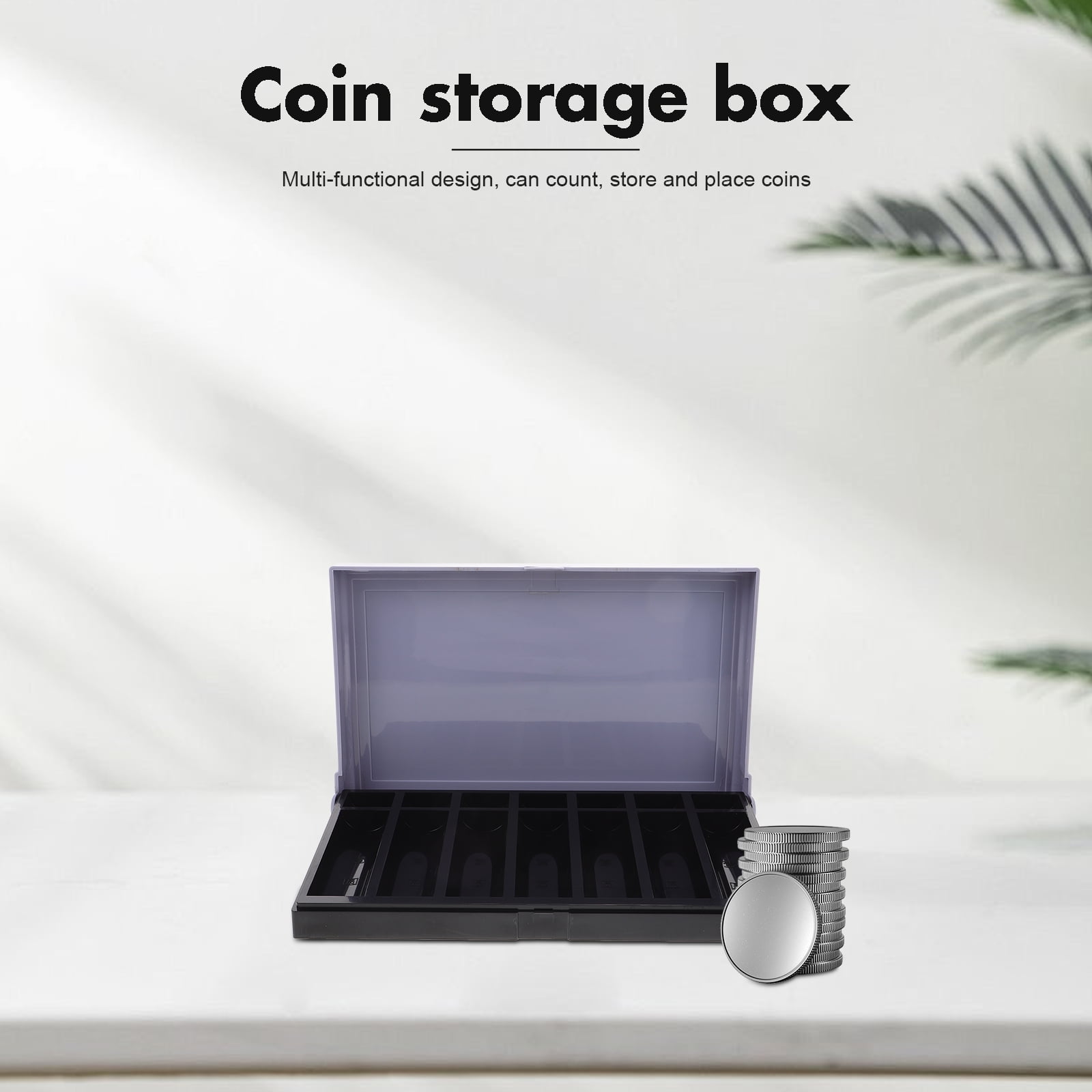 FRCOLOR Compartment Coin Storage Box Hospitality Handling Efficient ...