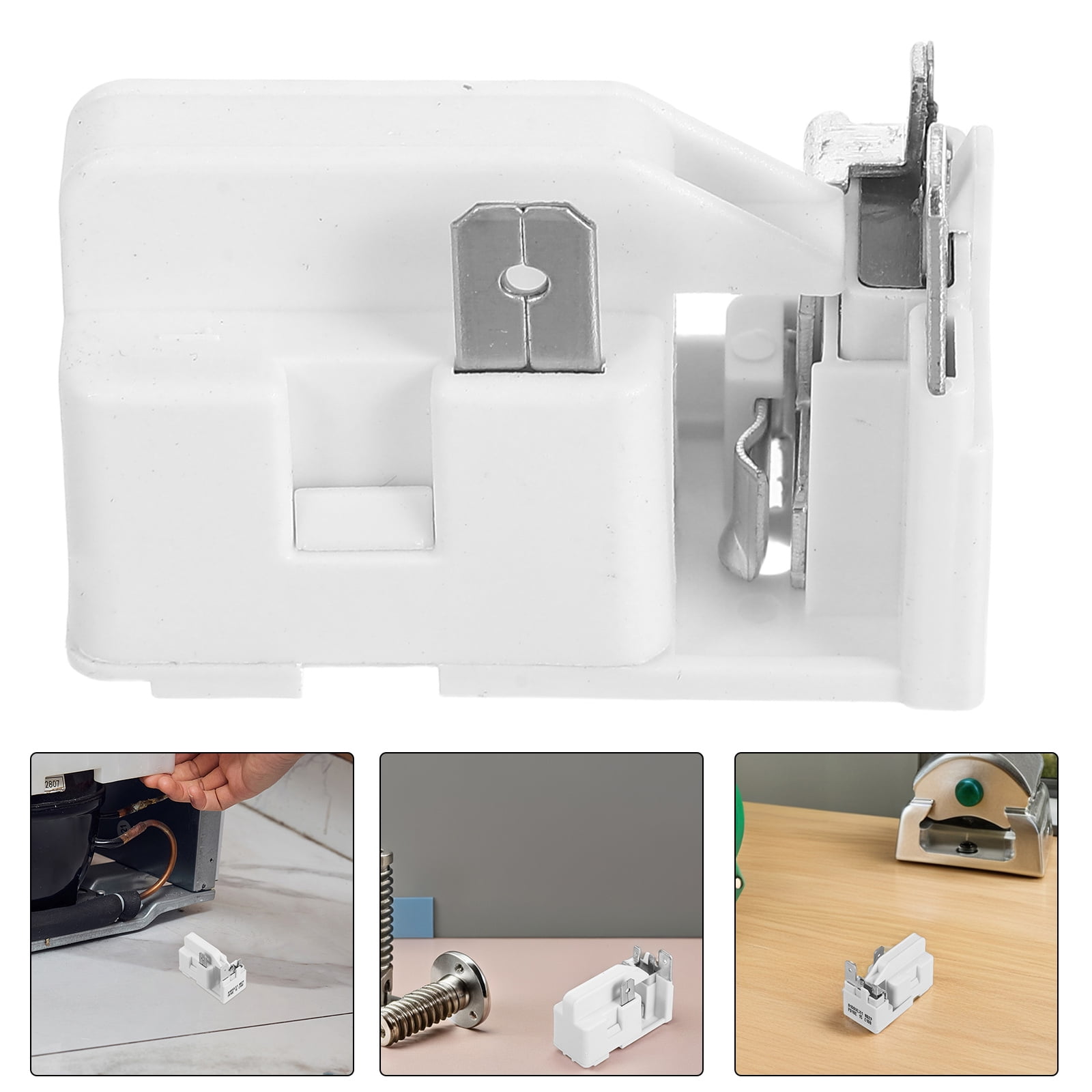 FRCOLOR Compressor Protection Device Refrigerator 3-Pin Compressor ...