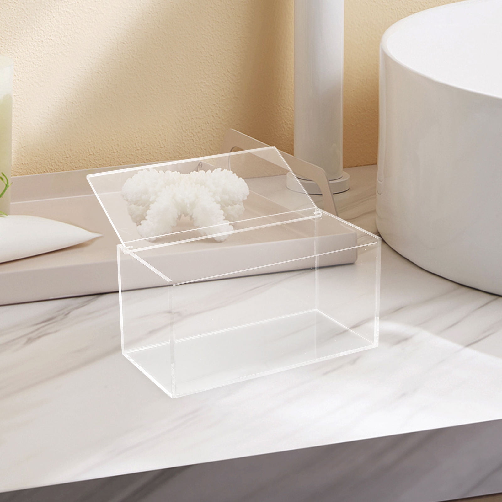 FRCOLOR Condensate Beads Box Acrylic Laundry Powder Box Multifunctional ...