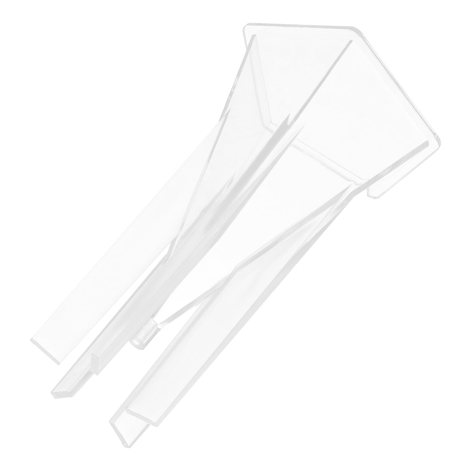 FRCOLOR Cone Candle Molds Clear Pyramid Candle Molds Acrylic Candle ...